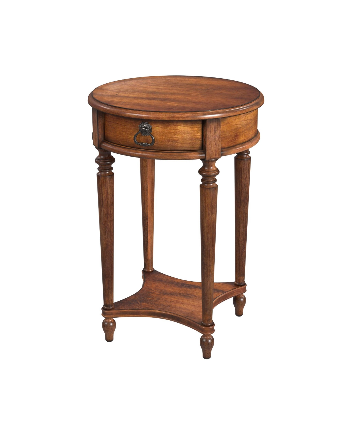 Click here for Solid and Manufactured Wood Round End Table with D... prices