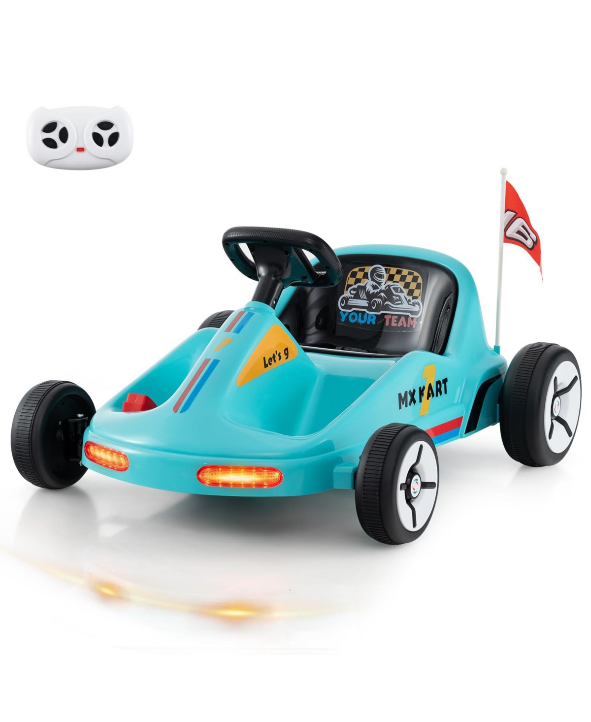 Click here for 12V Electric Go Kart for Kids Race Toy with Remote... prices