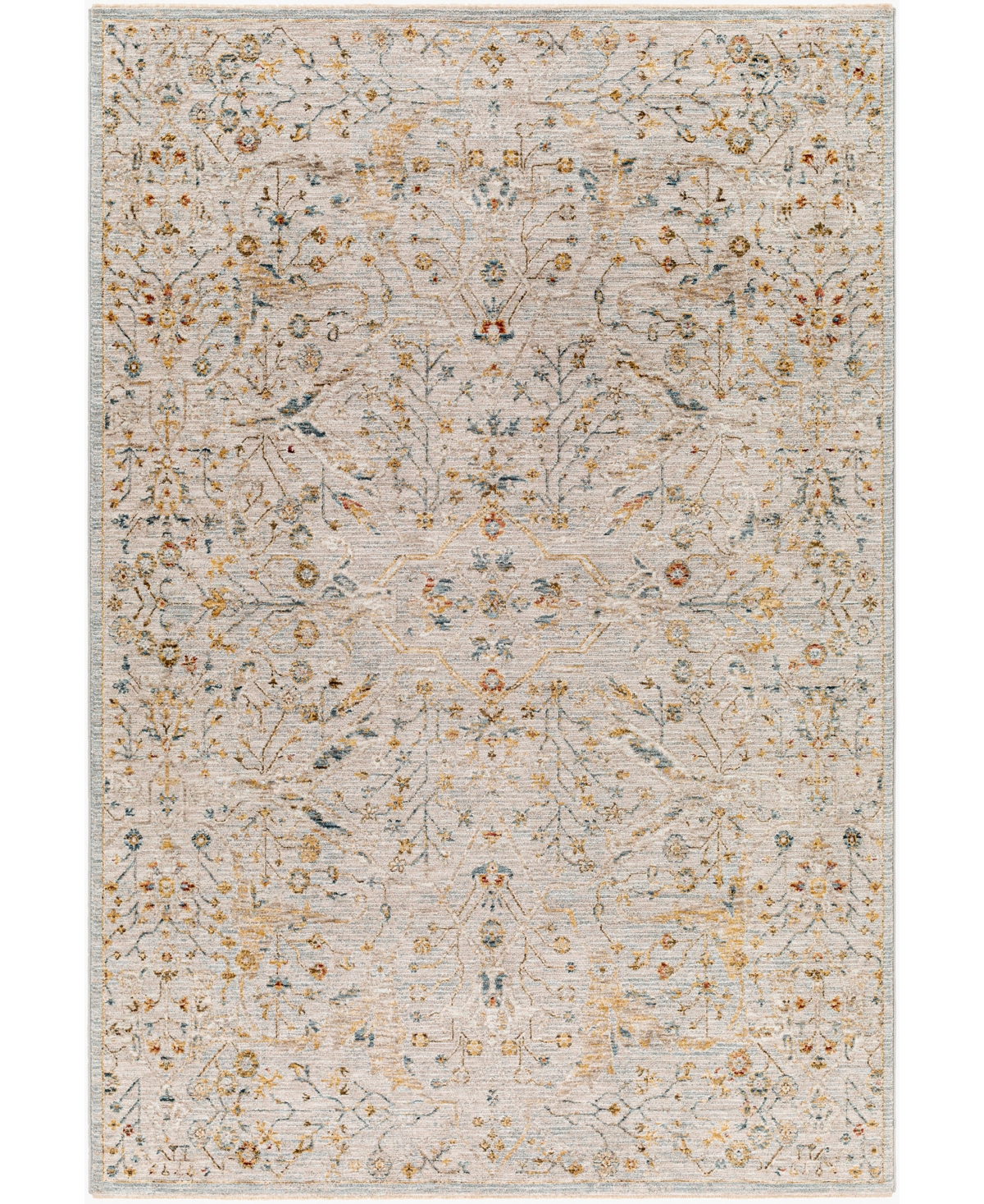 Livabliss Reina Ren-2302 10x1311 Area Rug - Light Gray