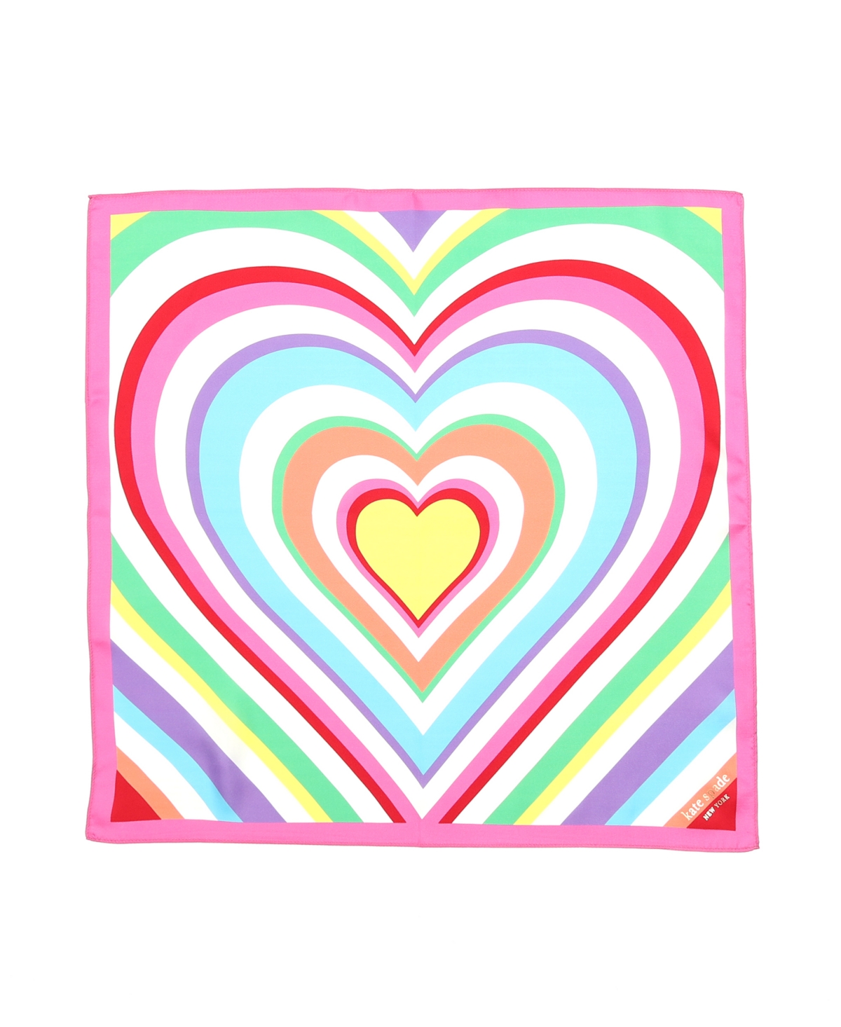 Click here for Kate Spade New York Womens Rainbow Heart Silk Band... prices