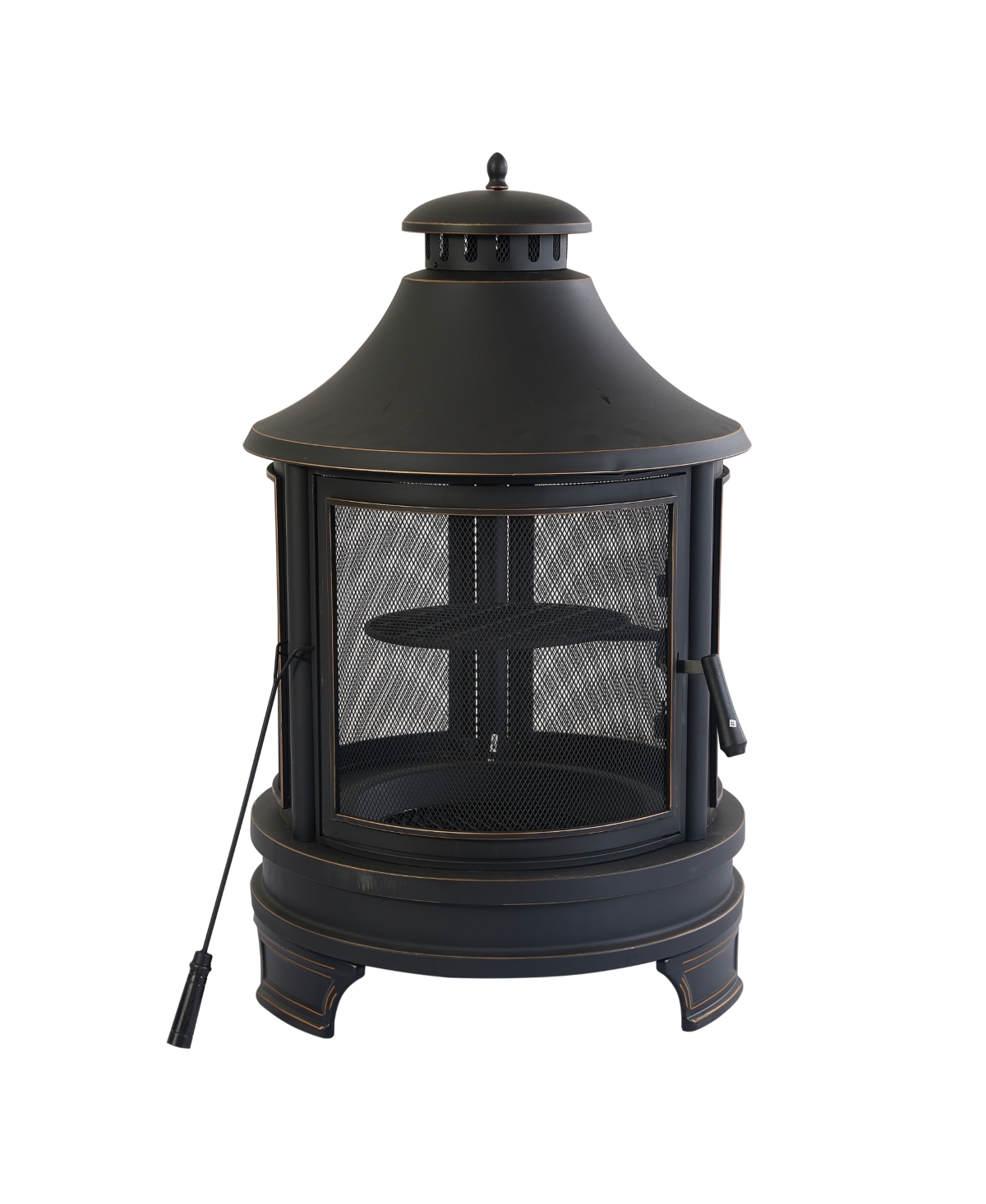 Click here for Metal Outdoor Garden 2-in-1 Heating Stove Fireplac... prices