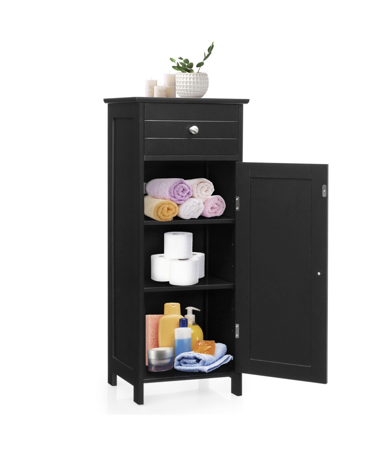 Click here for Wooden Storage Free-Standing Floor Cabinet with Dr... prices