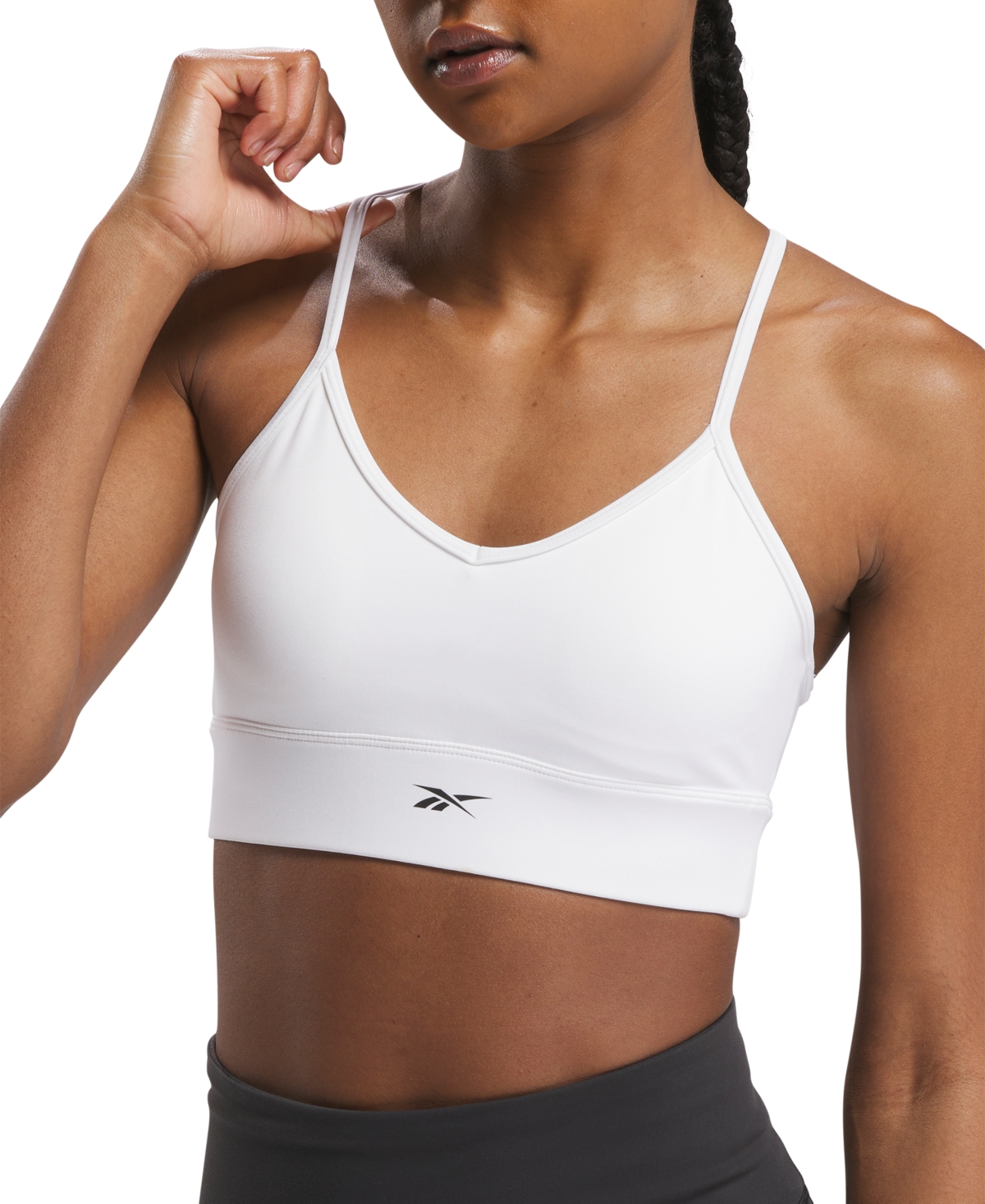 Click here for Reebok Womens Id Train Tri-Back Mid-Impact Sports... prices