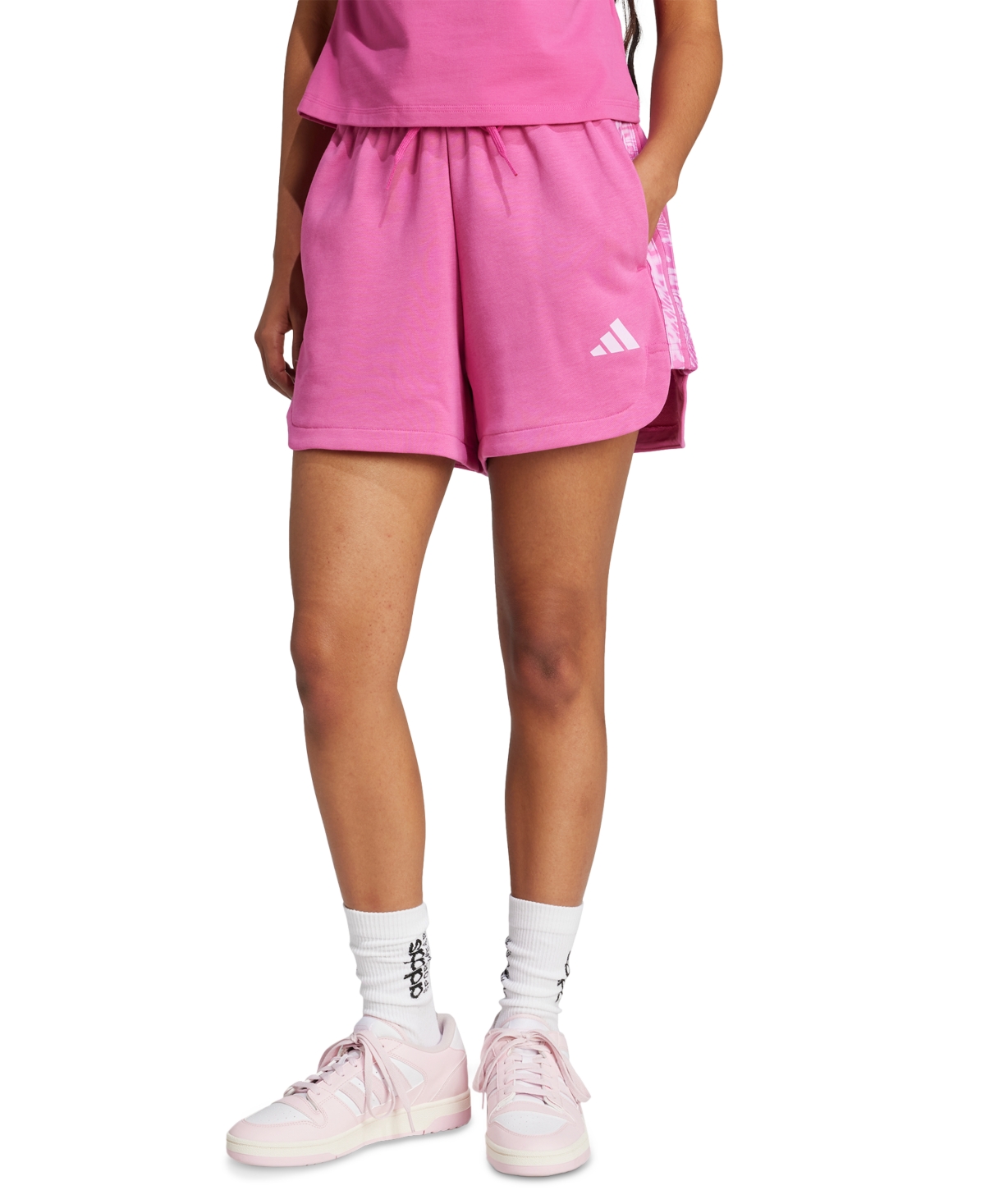 Click here for adidas Womens Essentials Printed Pull-On Short - S... prices
