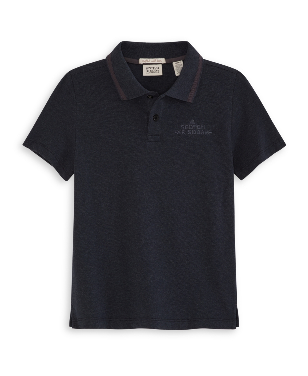 Click here for Scotch & Soda Big Boys Heather Pique Polo Shirt -... prices