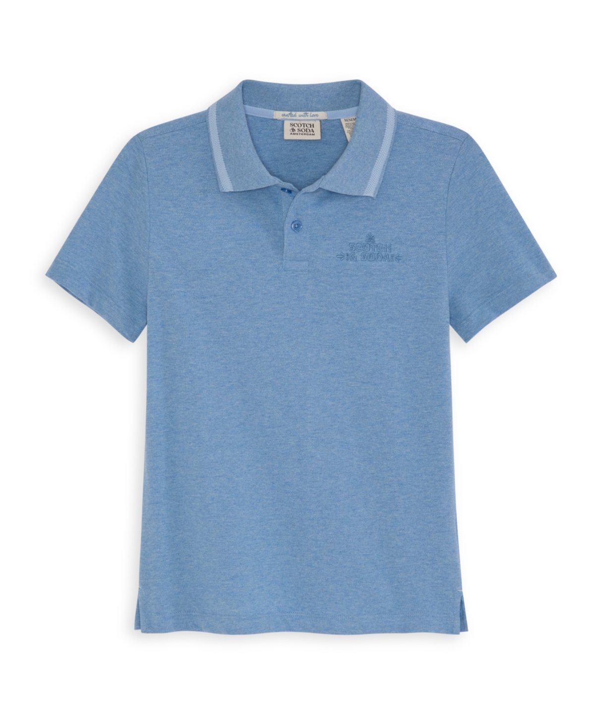 Click here for Scotch & Soda Big Boys Heather Pique Polo Shirt -... prices
