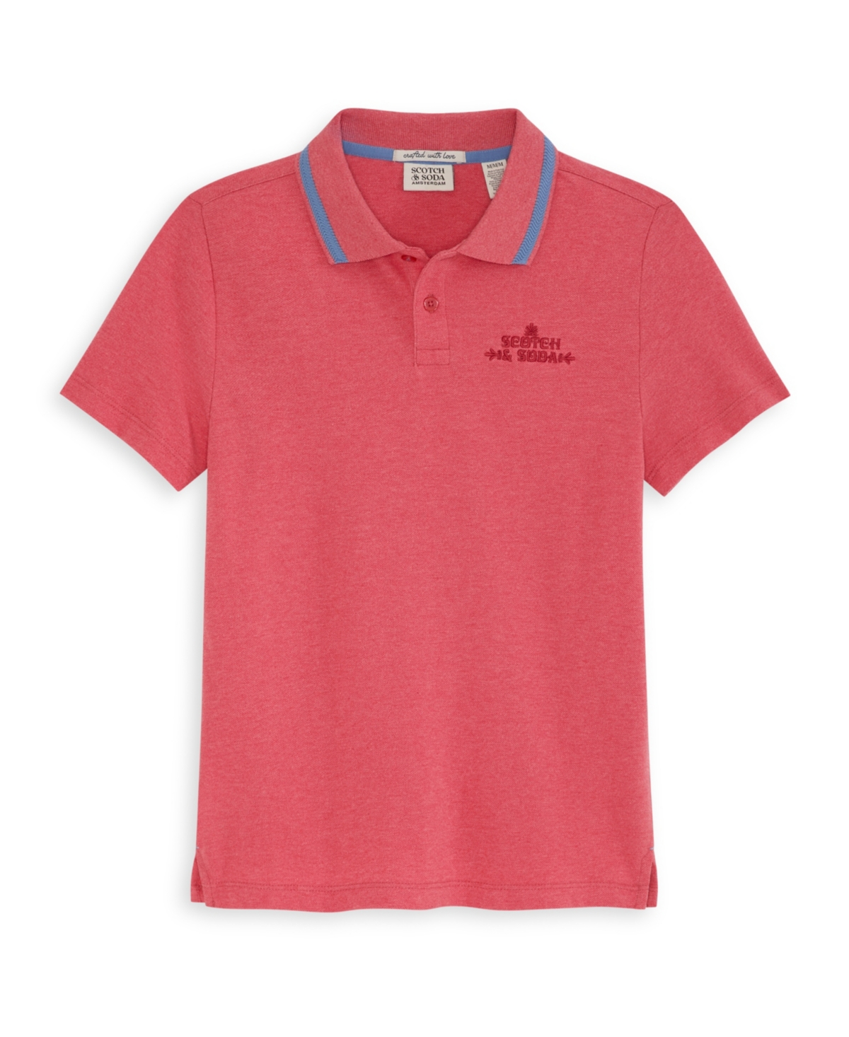Click here for Scotch & Soda Big Boys Heather Pique Polo Shirt -... prices