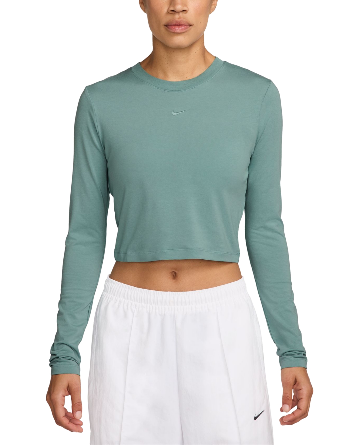 Click here for Nike Sportswear Womens Chill Knit Slim Long-Sleeve... prices