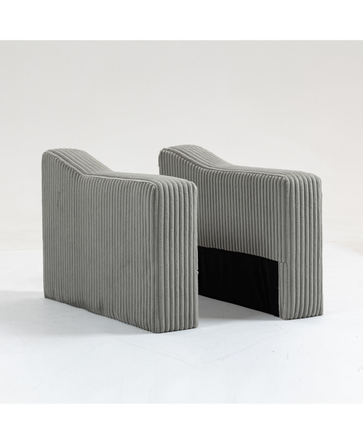 Click here for Streamdale Gray Modular Sofa Arm/Back Module - Gra... prices