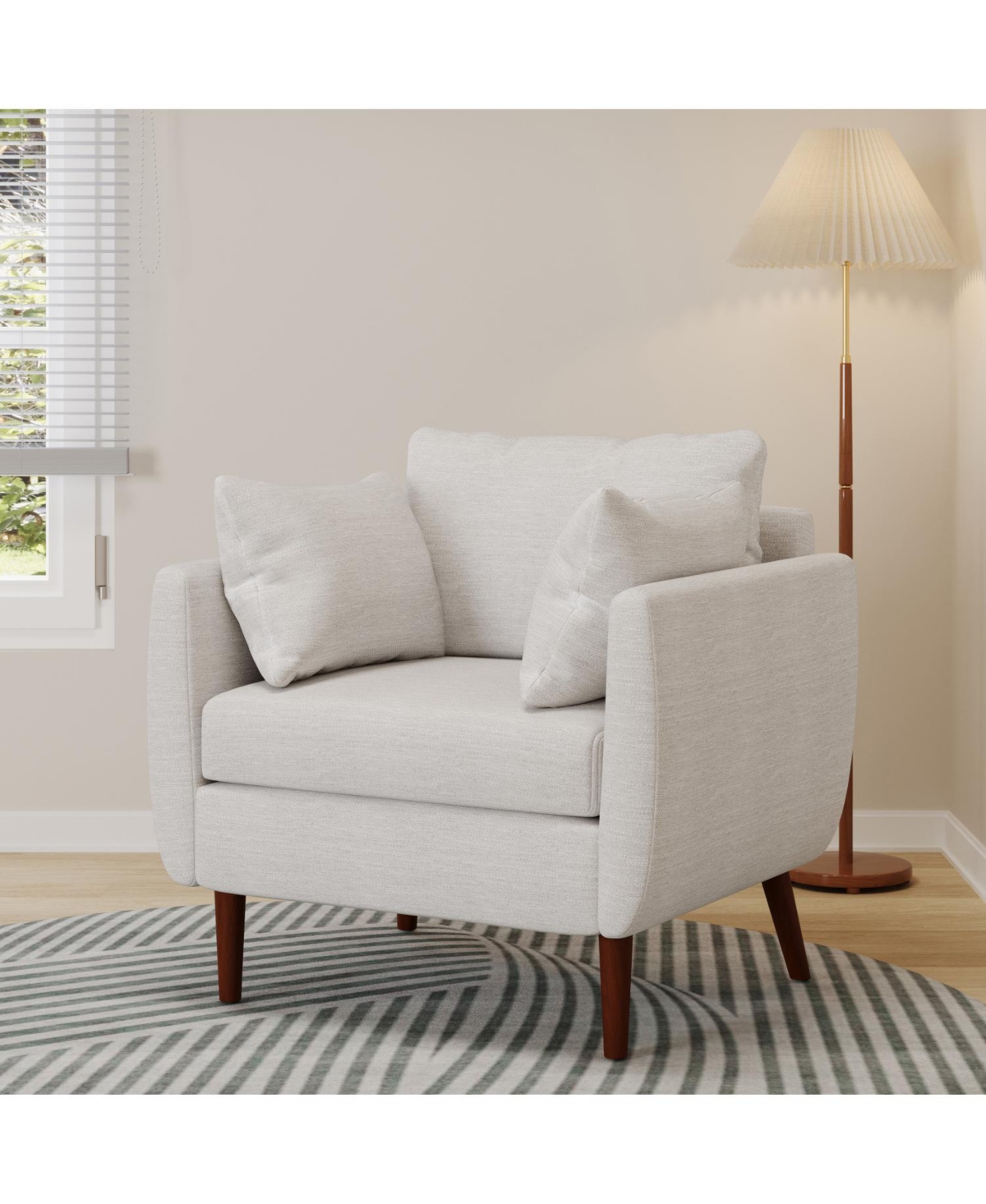 Click here for Streamdale Modern Club Chair with Sophisticated St... prices