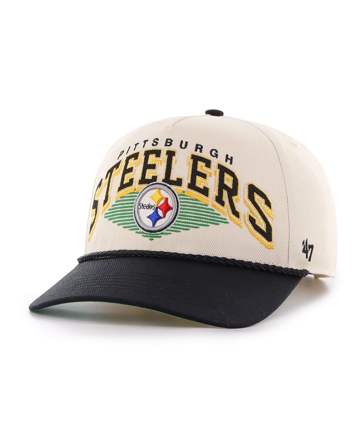 Click here for 47 Brand Mens Cream Pittsburgh Steelers Pomona Rop... prices
