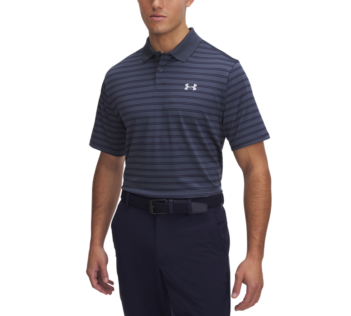 Click here for Under Armour Mens Matchplay Printed Logo Polo Shir... prices