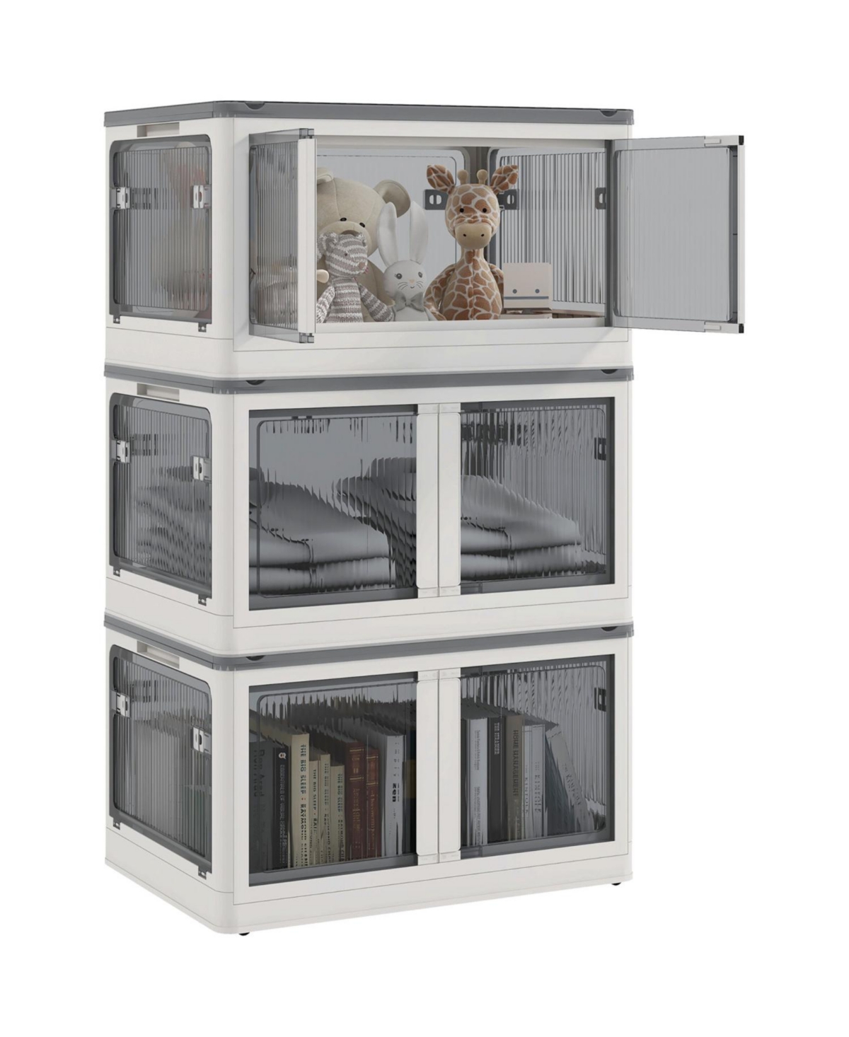 Click here for 32 Gal Stackable Storage Bins with Lids  3 Packs C... prices