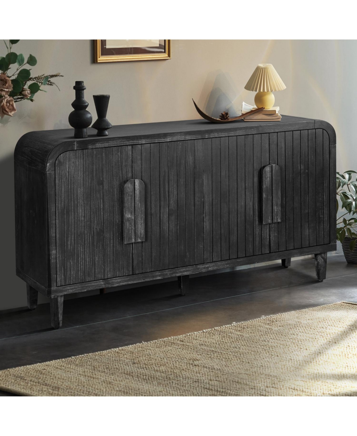 Click here for Streamdale 59" Curved Vintage Sideboard with... prices