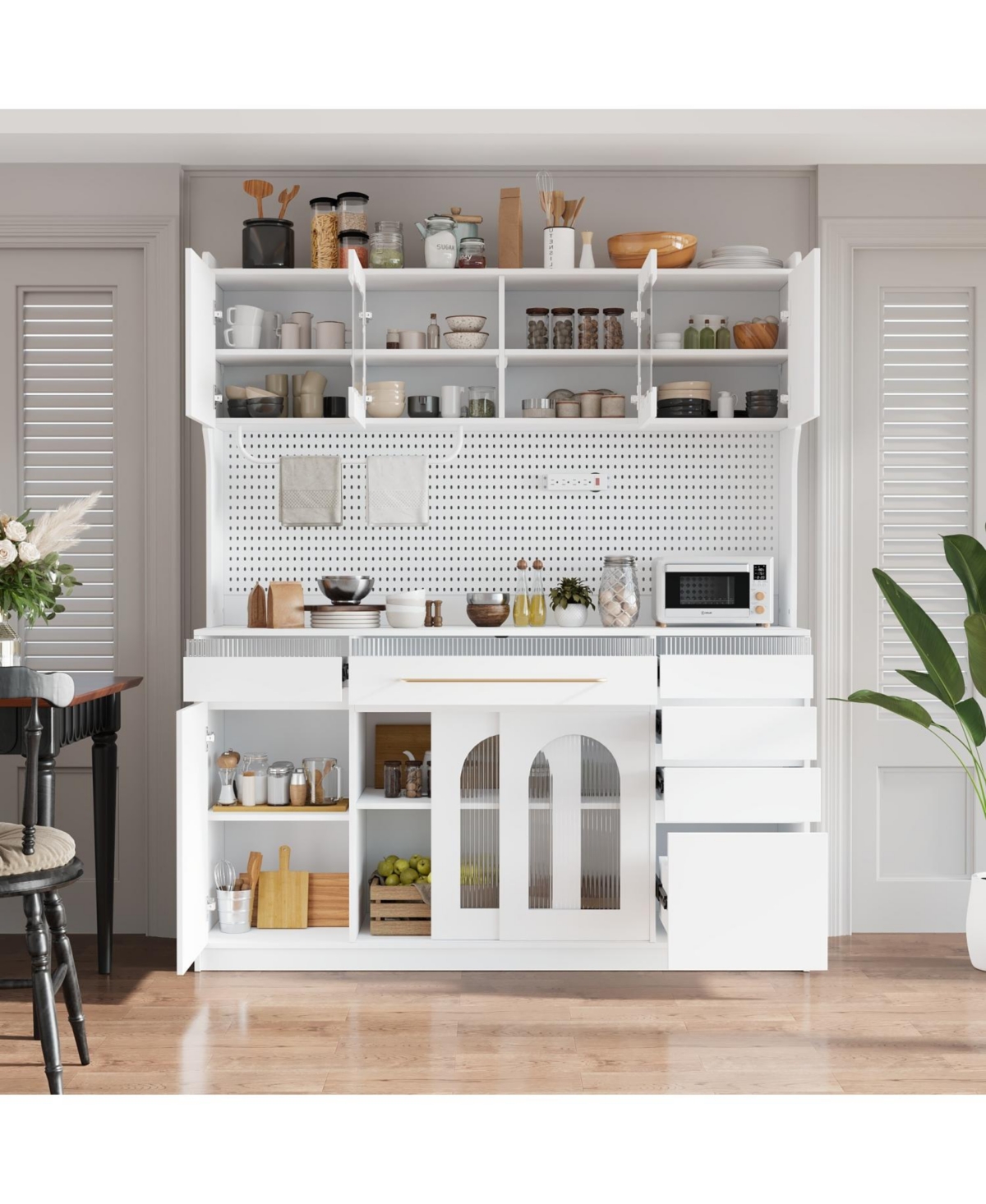 Click here for Streamdale 63" Buffet with Hutch  Coffee Bar... prices