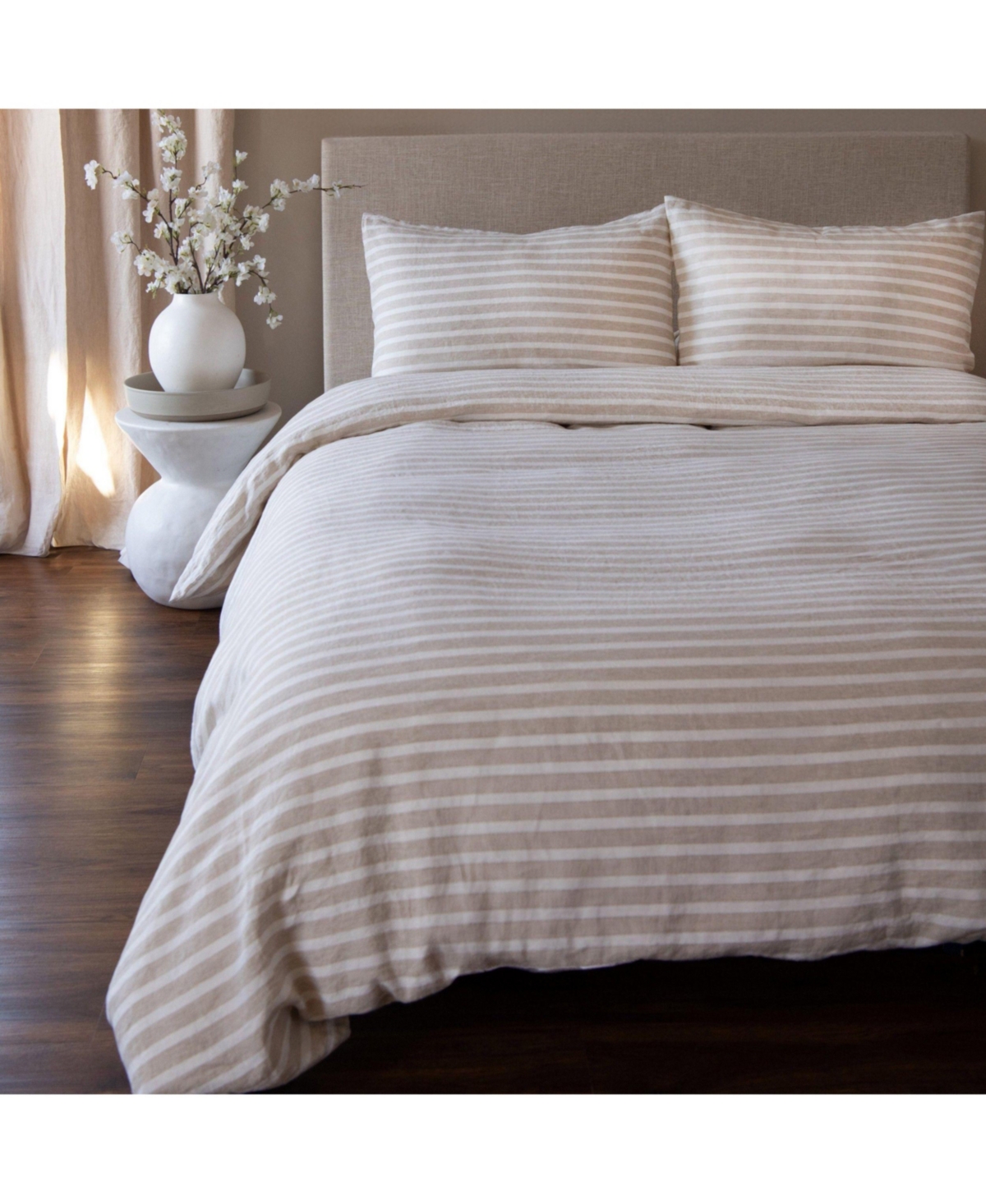 Click here for 100 French Linen Duvet Cover & Sham Set - Full/Que... prices