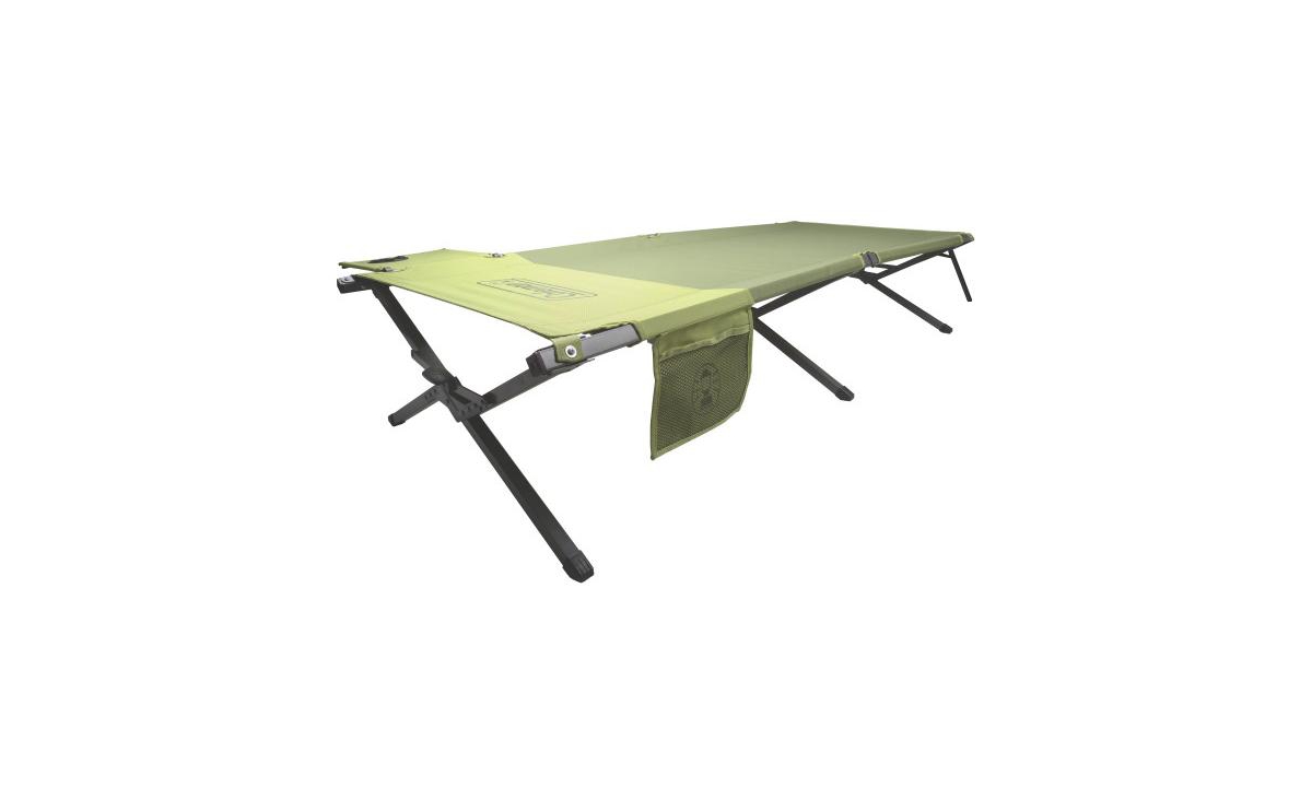 Click here for Coleman Trailhead Easy-Step Camping Cot - Green prices