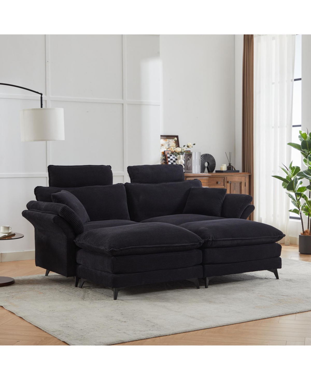 Click here for Streamdale Cloud Comfort Sectional Sofa with Ottom... prices