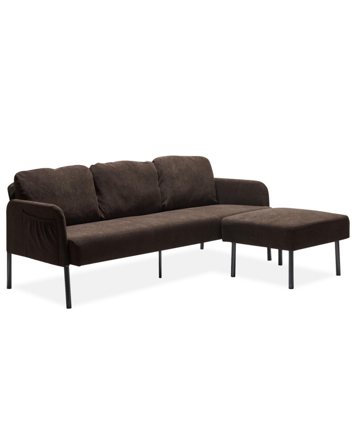 Click here for Streamdale Modern 3-Seater L-Shaped Sofa with Otto... prices