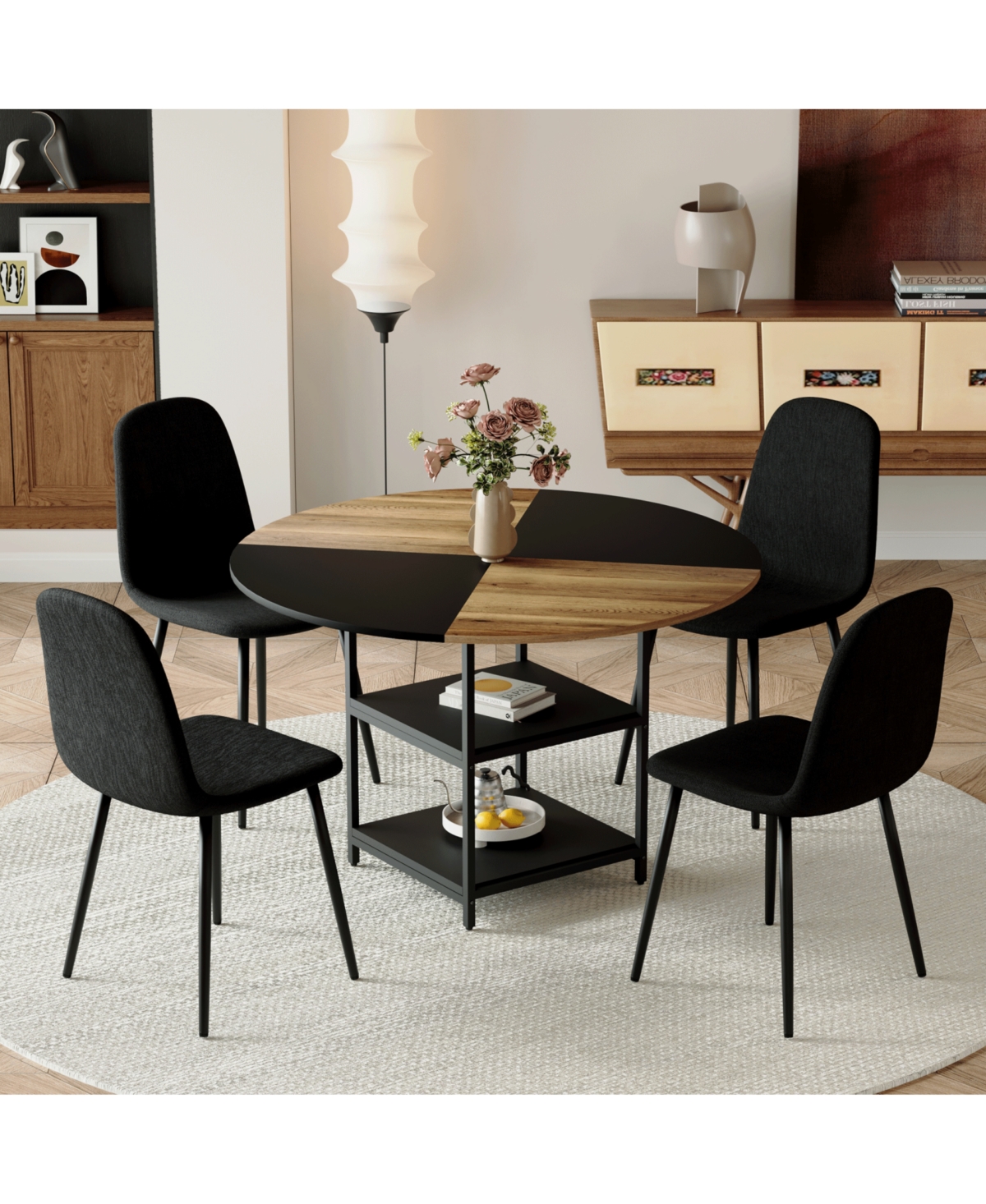 Click here for Streamdale Furniture 47" Round Dining Set: Ta... prices