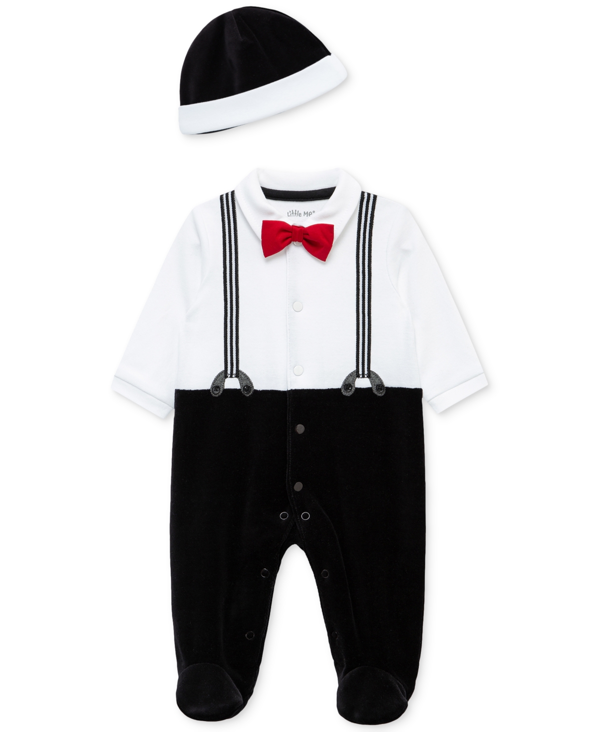 Click here for Little Me Baby Boys Party Footed Coverall & Hat  2... prices