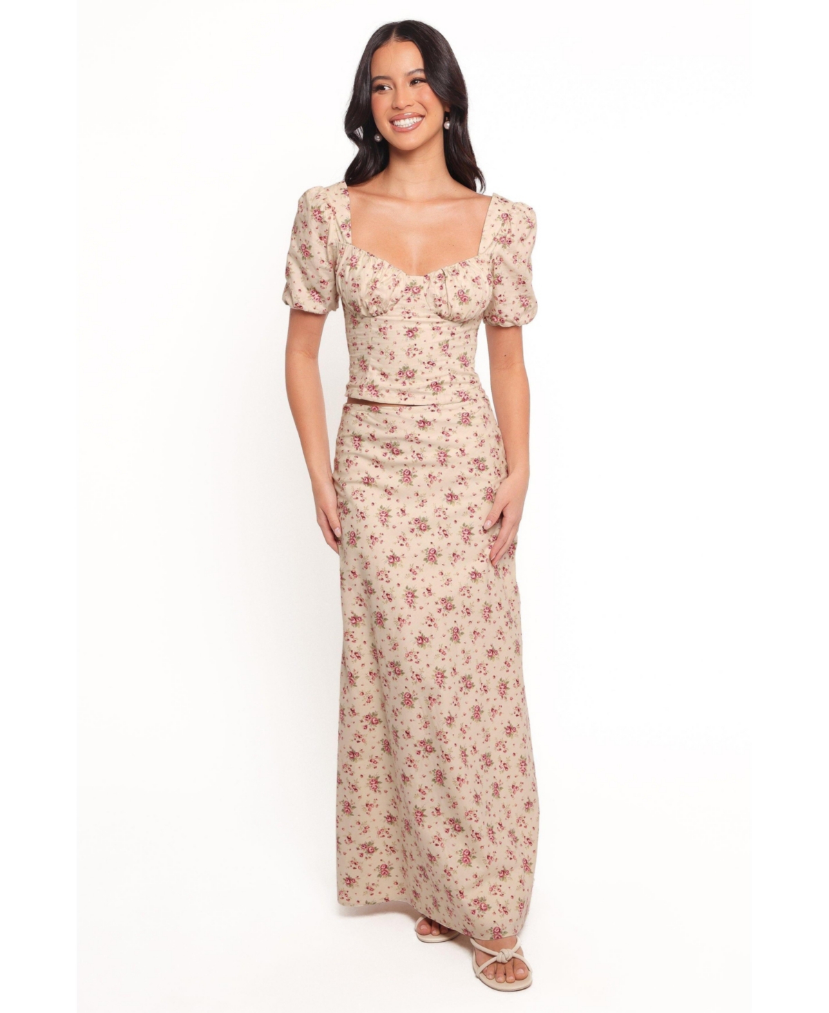 Click here for Petal and Pup Womens Annly Corset Top - Beige prices