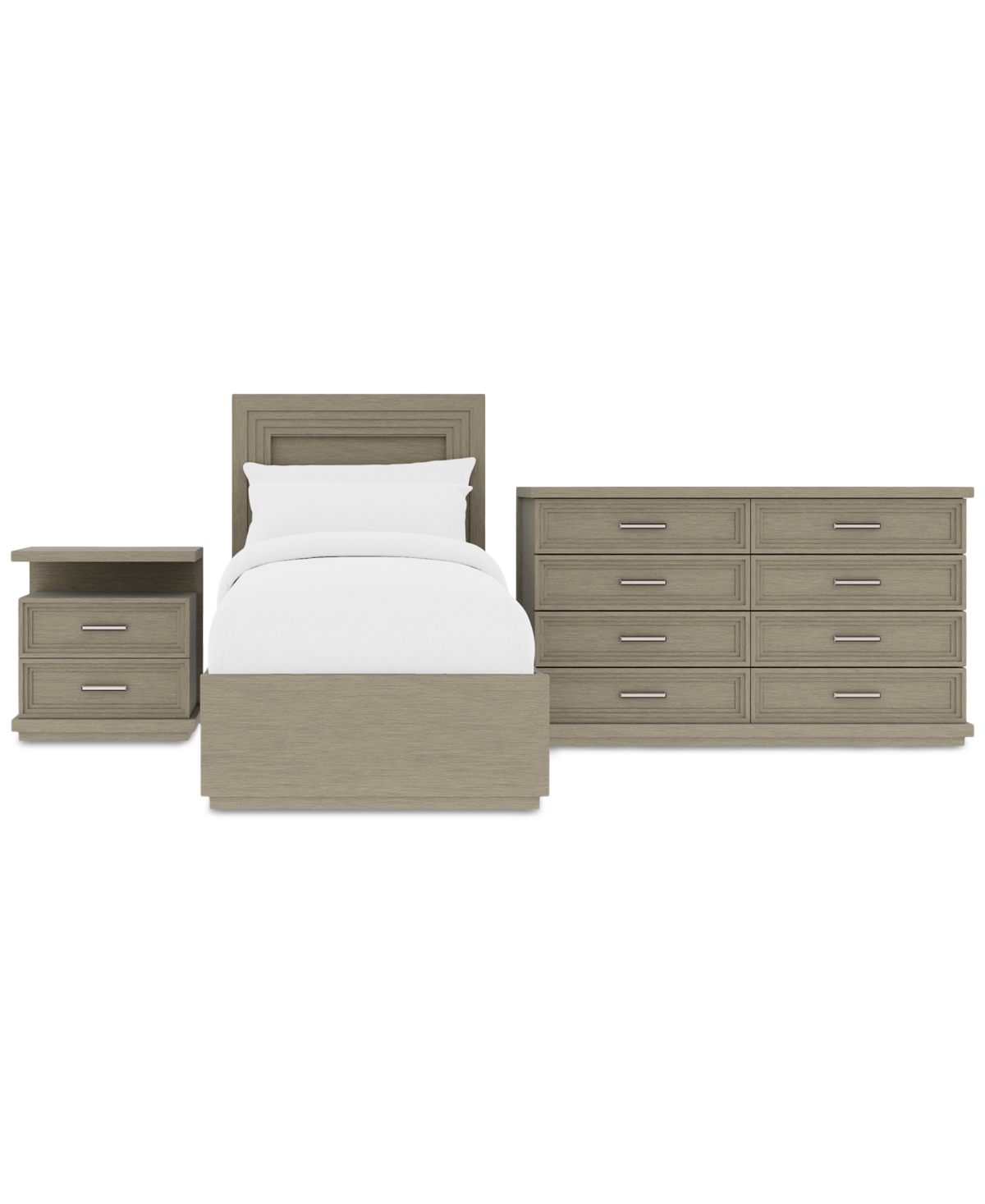 Click here for Cascade 3-Pc. Bedroom Set (Twin Bed  Dresser & Nig... prices