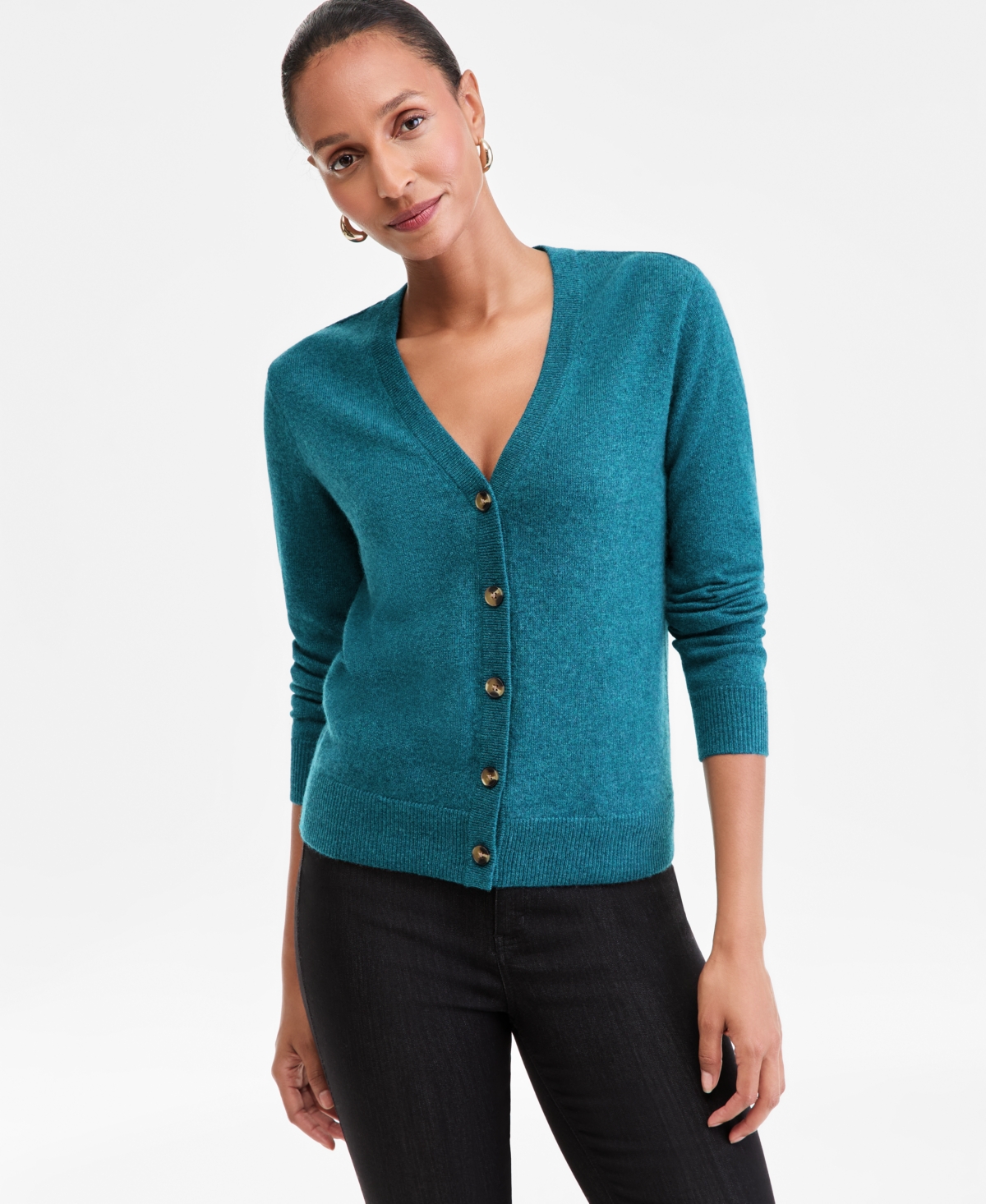 Click here for Charter Club Petite 100 Cashmere Cardigan  Created... prices