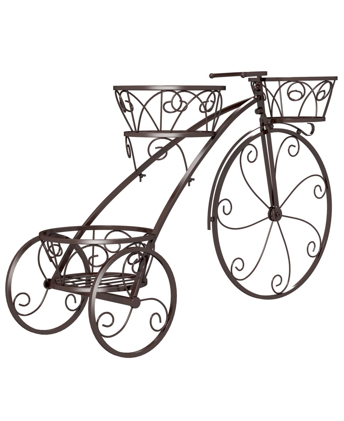 Click here for Tricycle Plant Stand Flower Pot Cart Holder with 3... prices