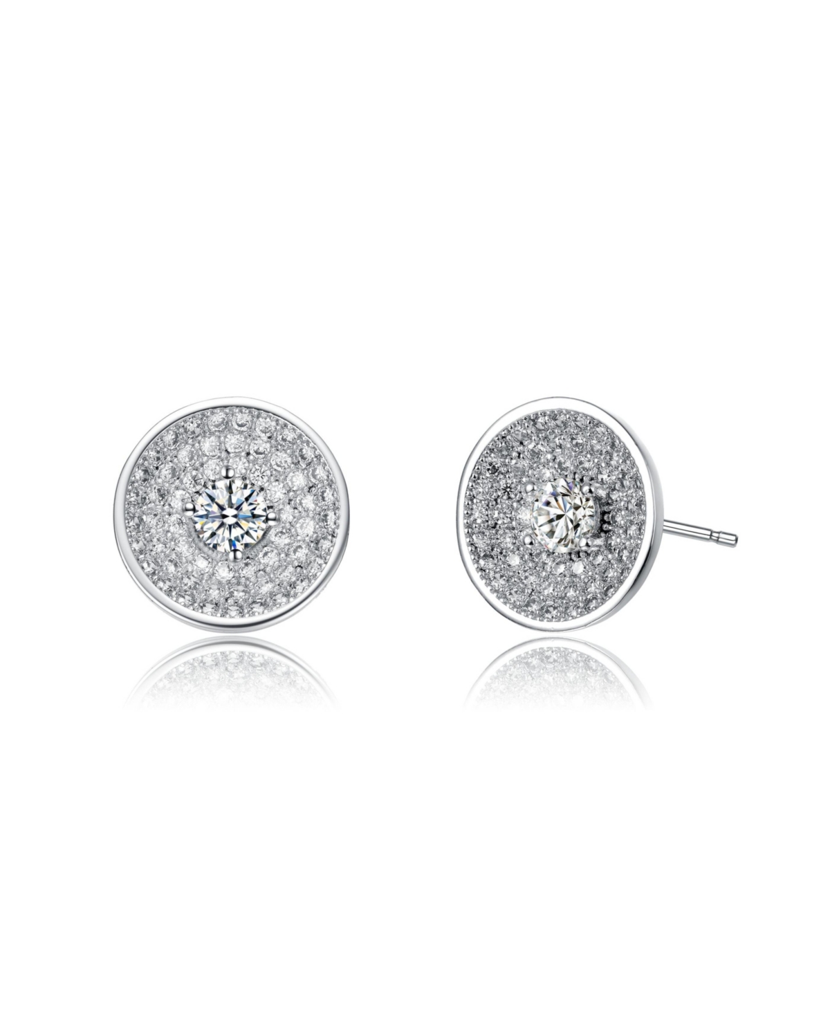 Click here for White Gold Plated with Clear Cubic Zirconia Multi-... prices