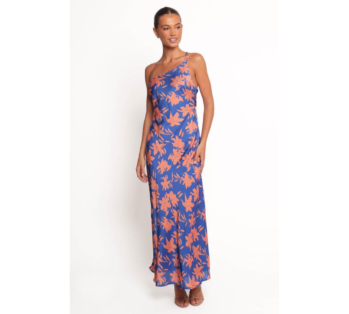 Click here for Petal and Pup Womens Bottie Maxi Dress - Blue/oran... prices