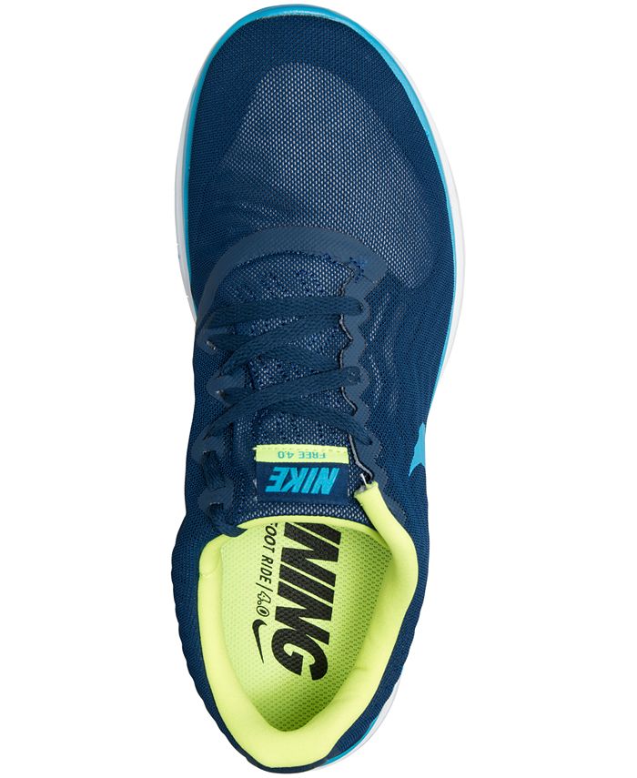 Nike Men's Free 4.0 Running Sneakers from Finish Line - Macy's