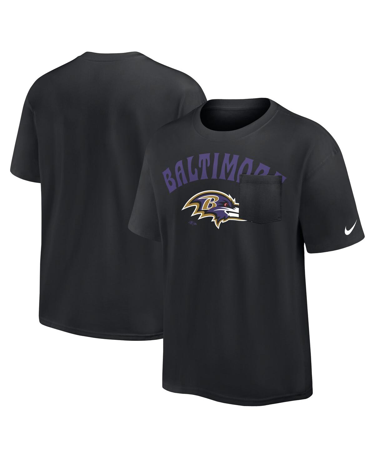 Click here for Nike Mens Black Baltimore Ravens Rewind Heavy Max... prices