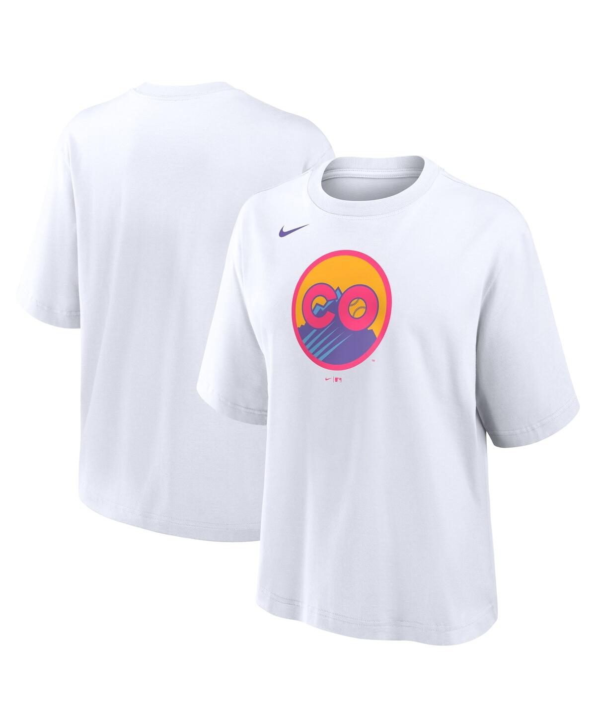 Click here for Nike Womens White Colorado Rockies 2025 City Conne... prices