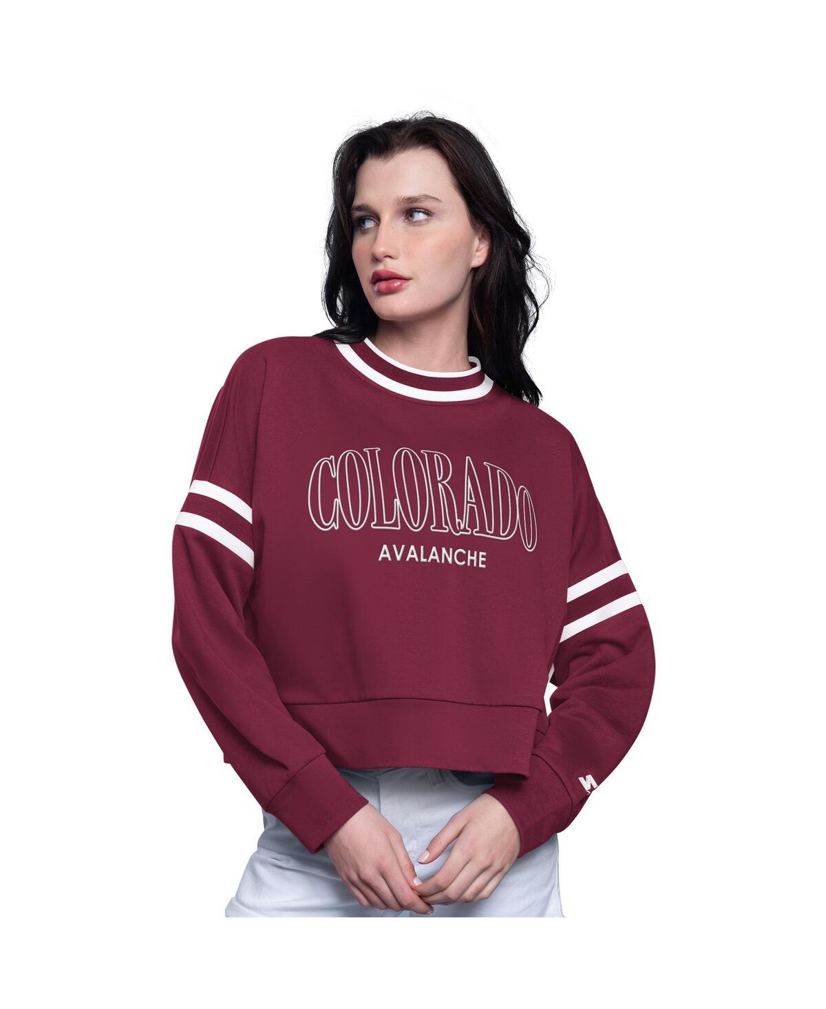 Click here for Starter Womens Burgundy Colorado Avalanche Power P... prices