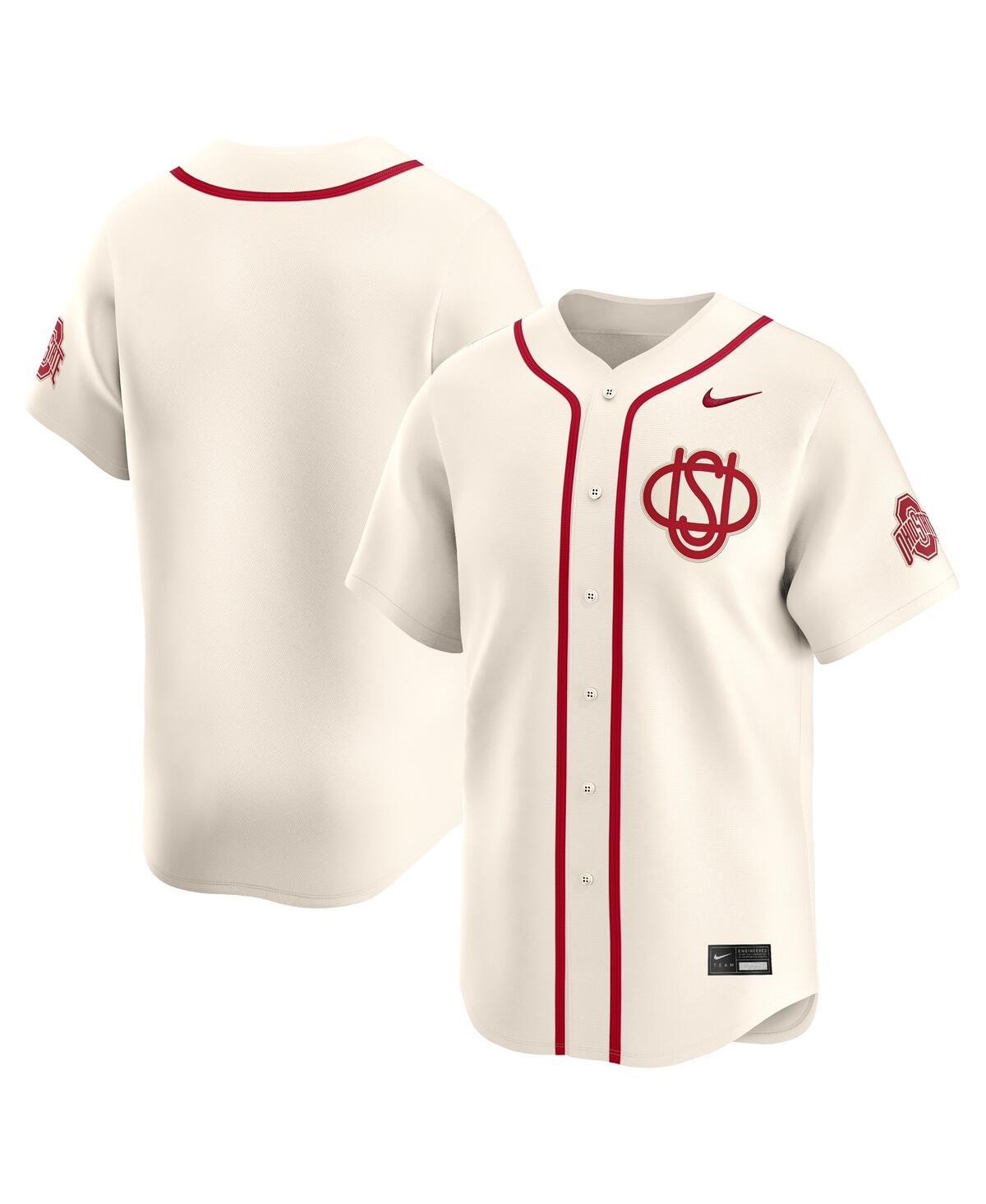 Click here for Nike Mens Cream Ohio State Buckeyes Limited Altern... prices