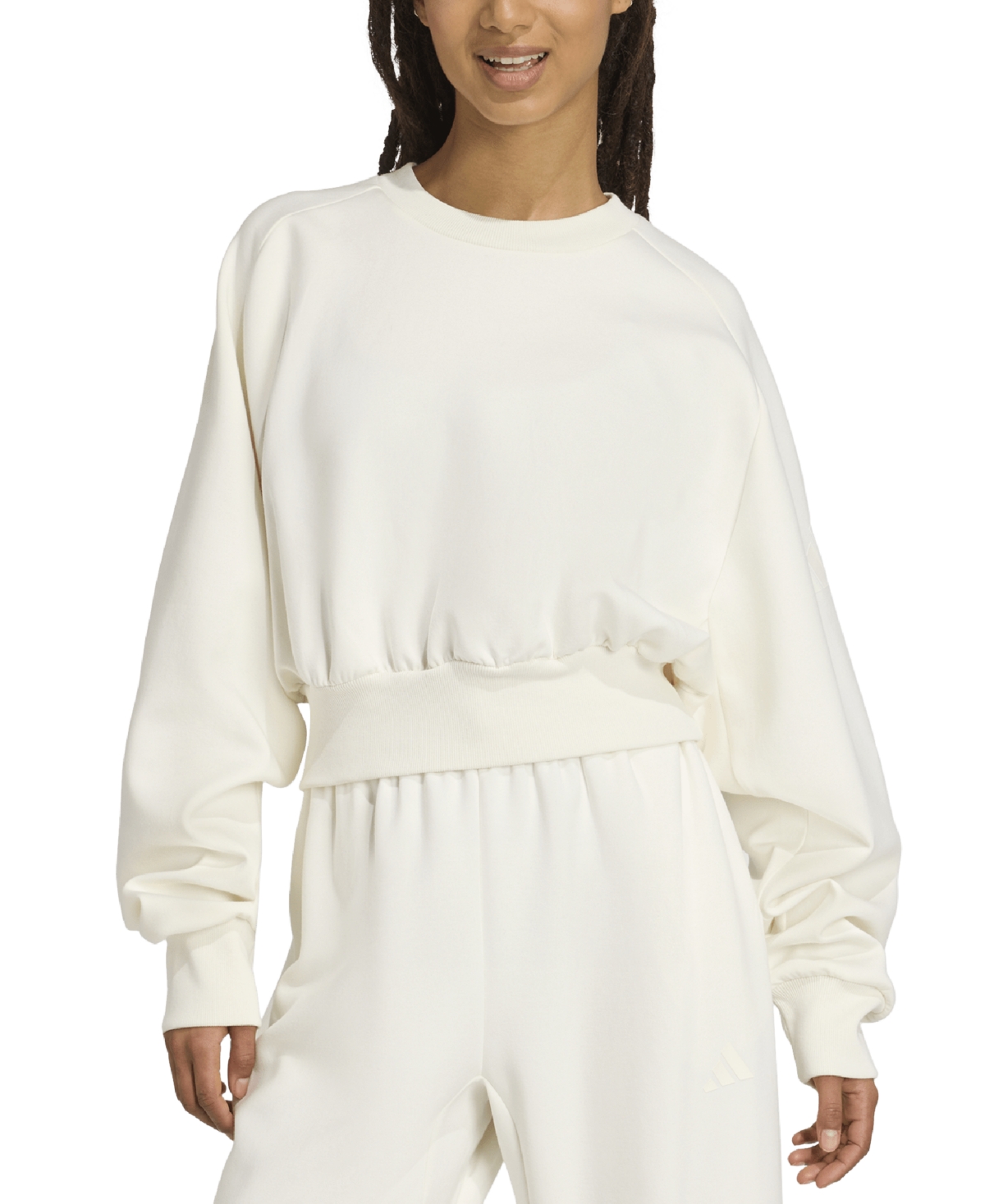 Click here for adidas Womens Soft Lux Relaxed Crewneck Sweatshirt... prices