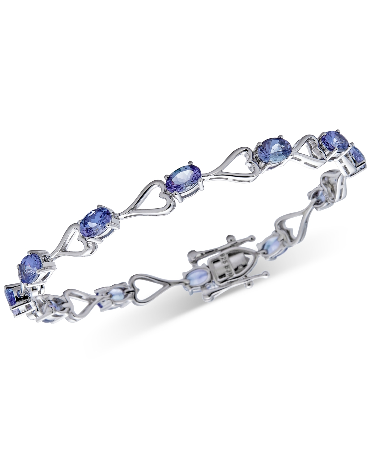 Click here for Tanzanite Heart Link Bracelet (10-3/4 ct. t.w.) in... prices