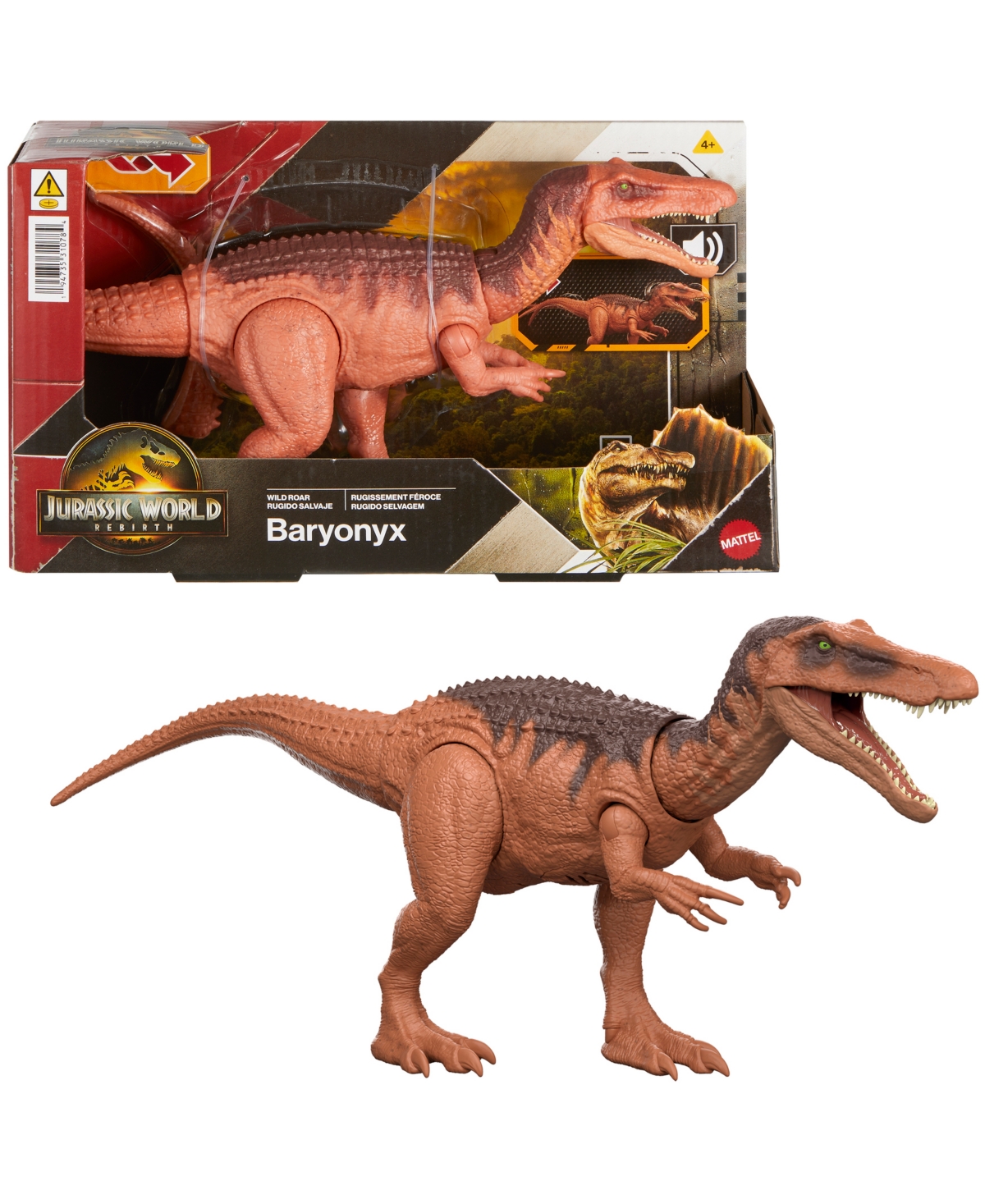 Click here for Jurassic World Rebirth Wild Roar Baryonyx Dinosaur... prices