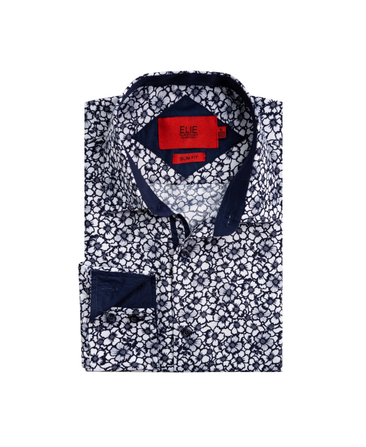 Click here for Elie Balleh Big Boys White Slim Fit Floral Dress S... prices