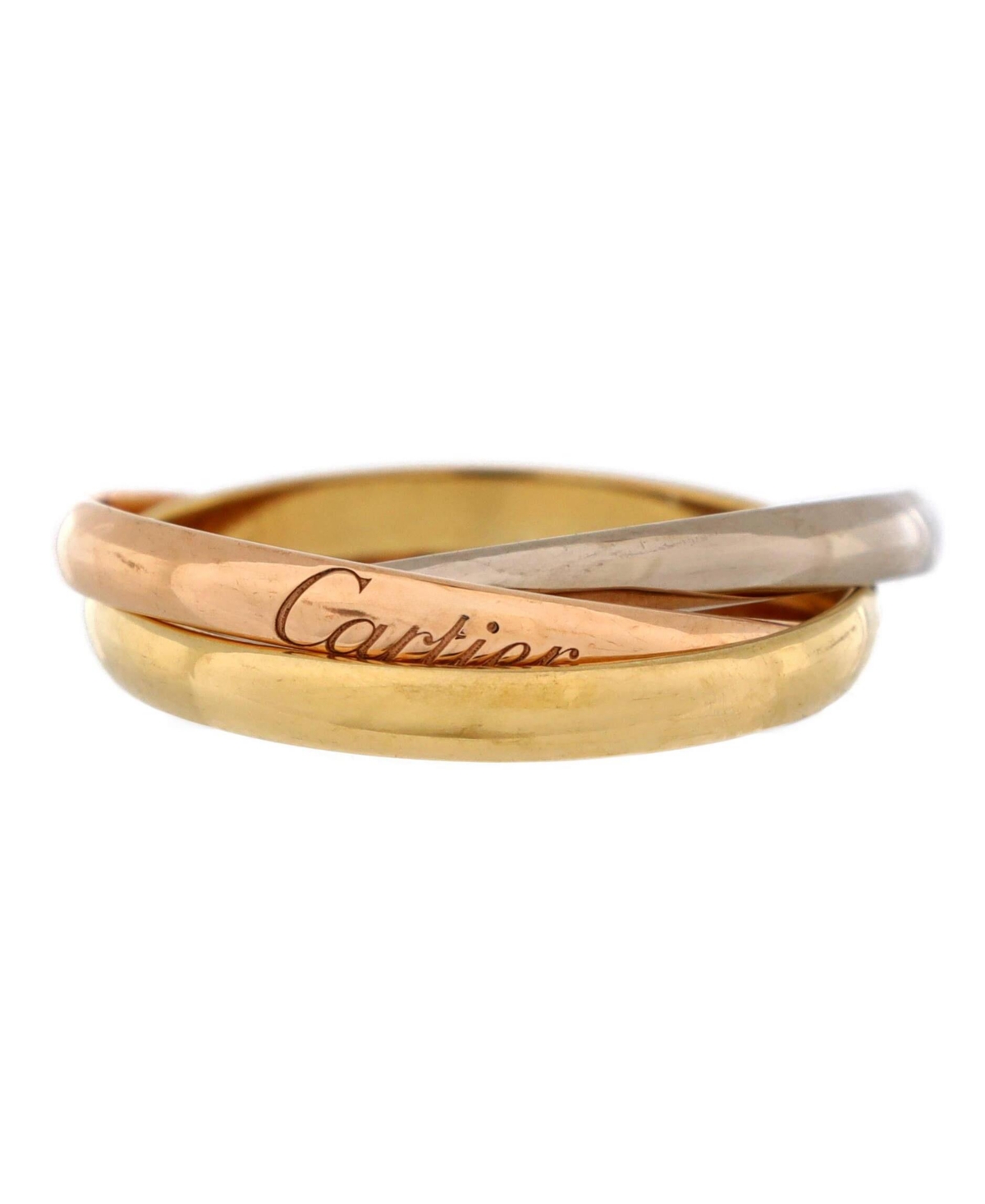 Click here for Pre-Owned Cartier Small Trinity Ring 18K Tricolor... prices