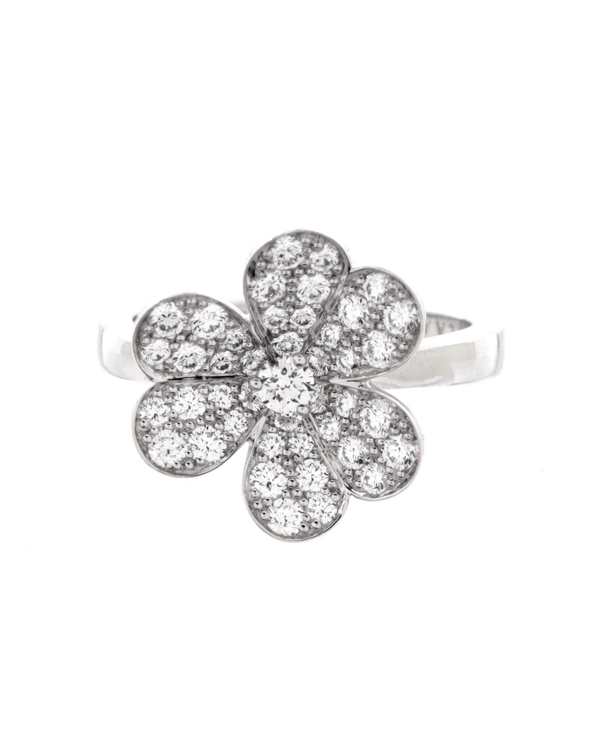 Click here for Pre-Owned Van Cleef & Arpels Frivole 1 Flower Ring... prices