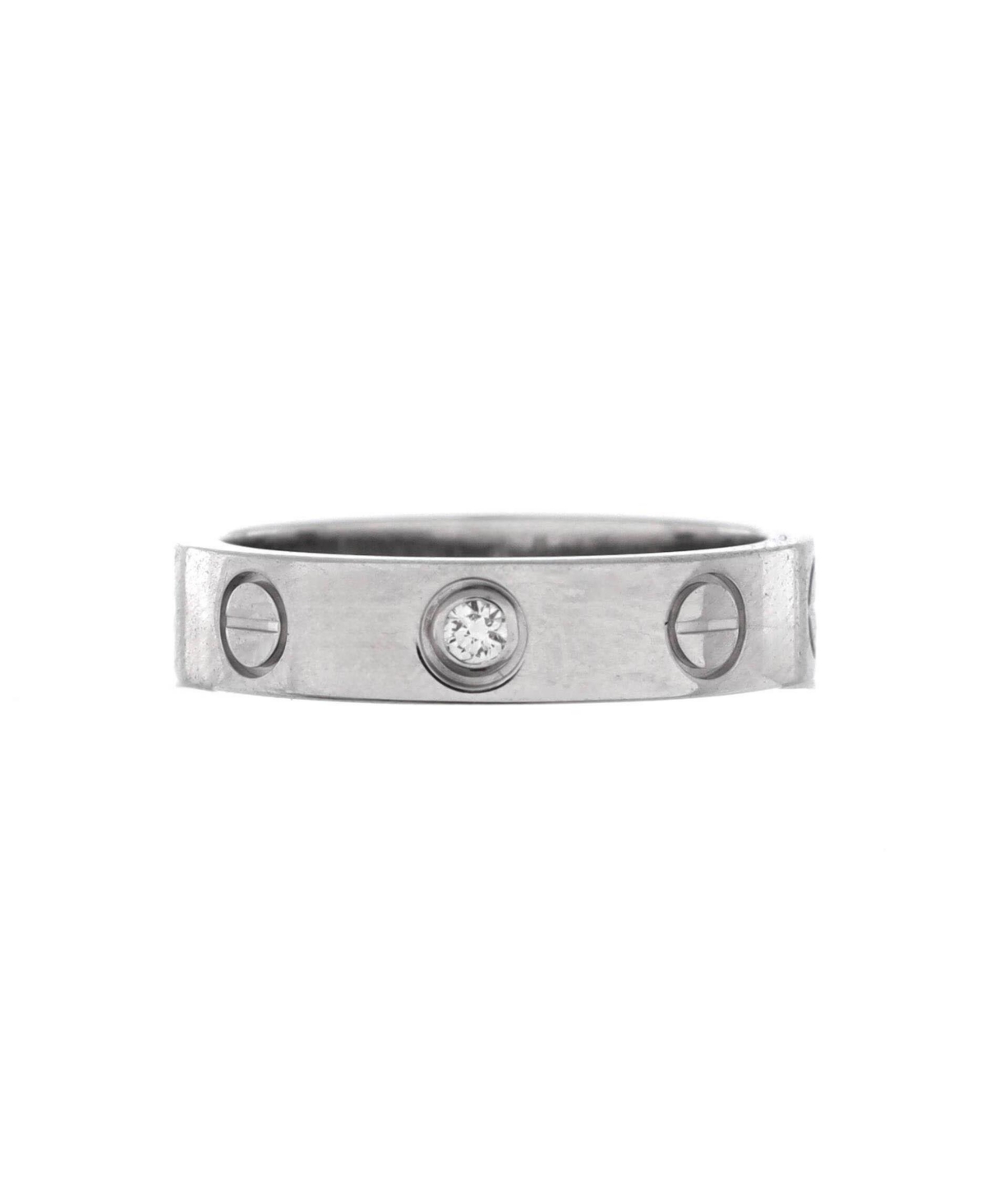 Click here for Pre-Owned Cartier Love Wedding Band 1 Diamond Ring... prices