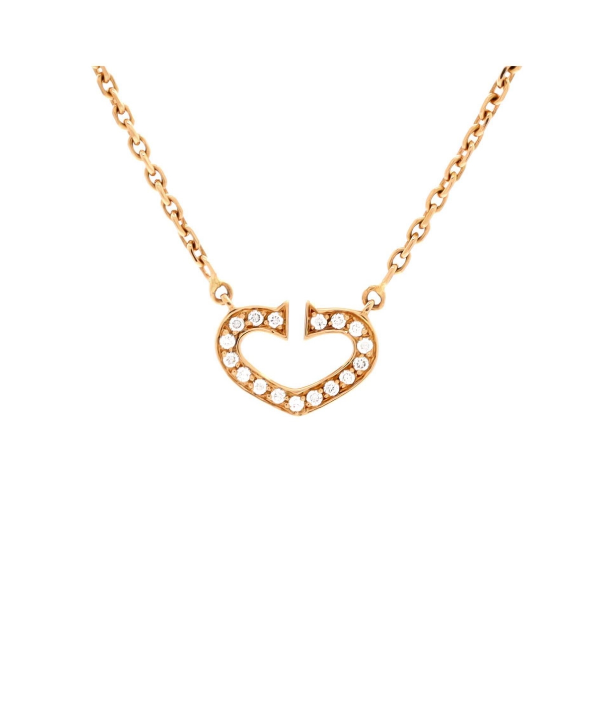 Click here for Pre-Owned Cartier C Heart de Cartier Pendant Neckl... prices