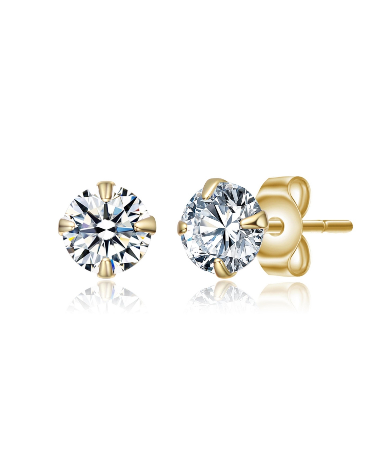 Click here for Kids 14K Gold Plated with Colored Round Cubic Zirc... prices