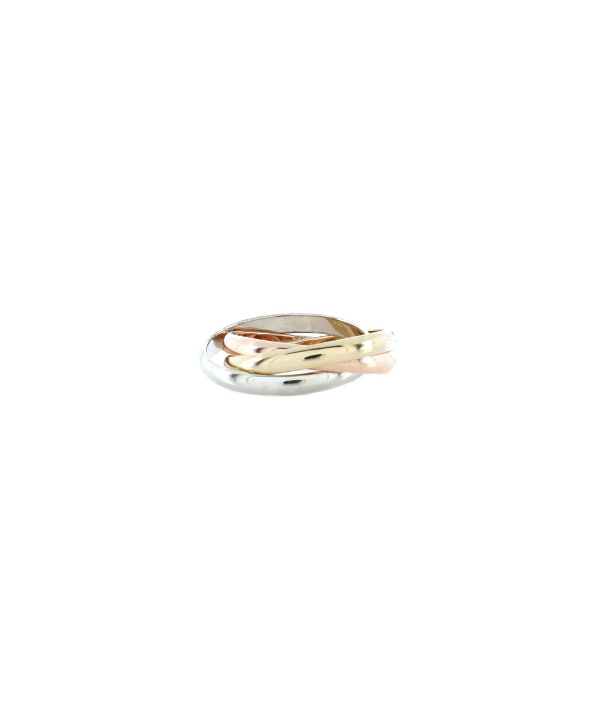 Click here for Pre-Owned Cartier Small Trinity Ring 18K Tricolor... prices