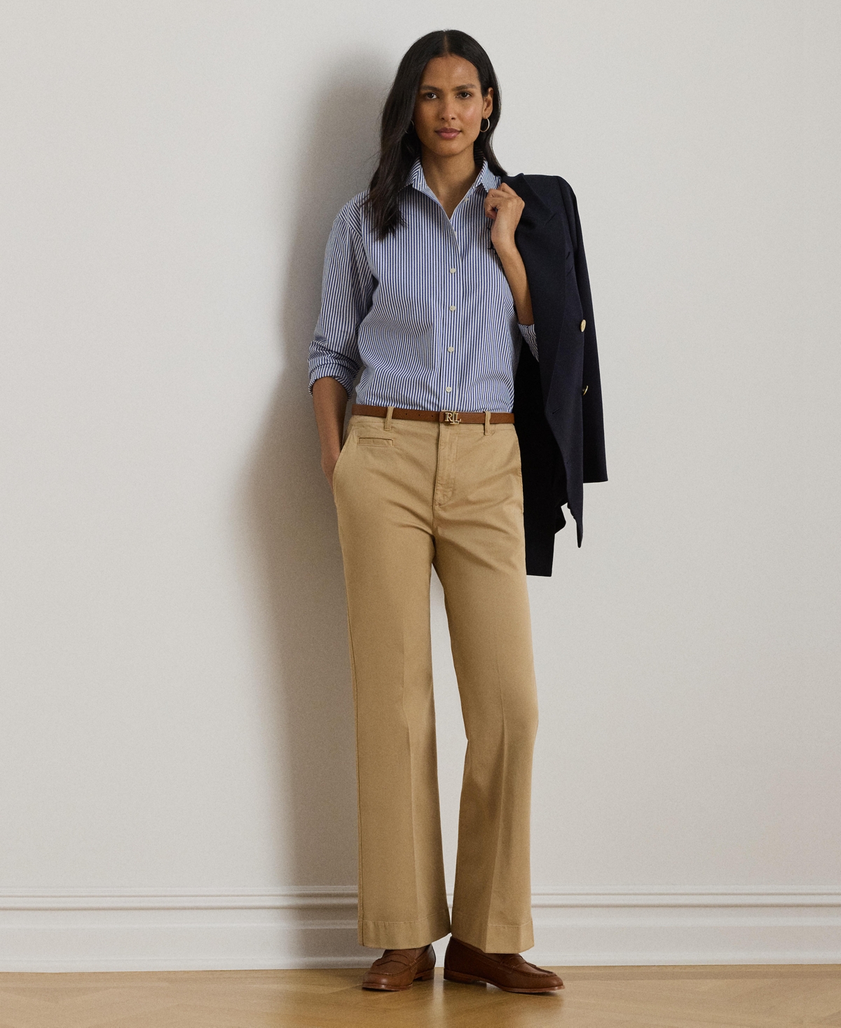 Click here for Lauren Ralph Lauren Womens Stretch Cotton Chino Fl... prices