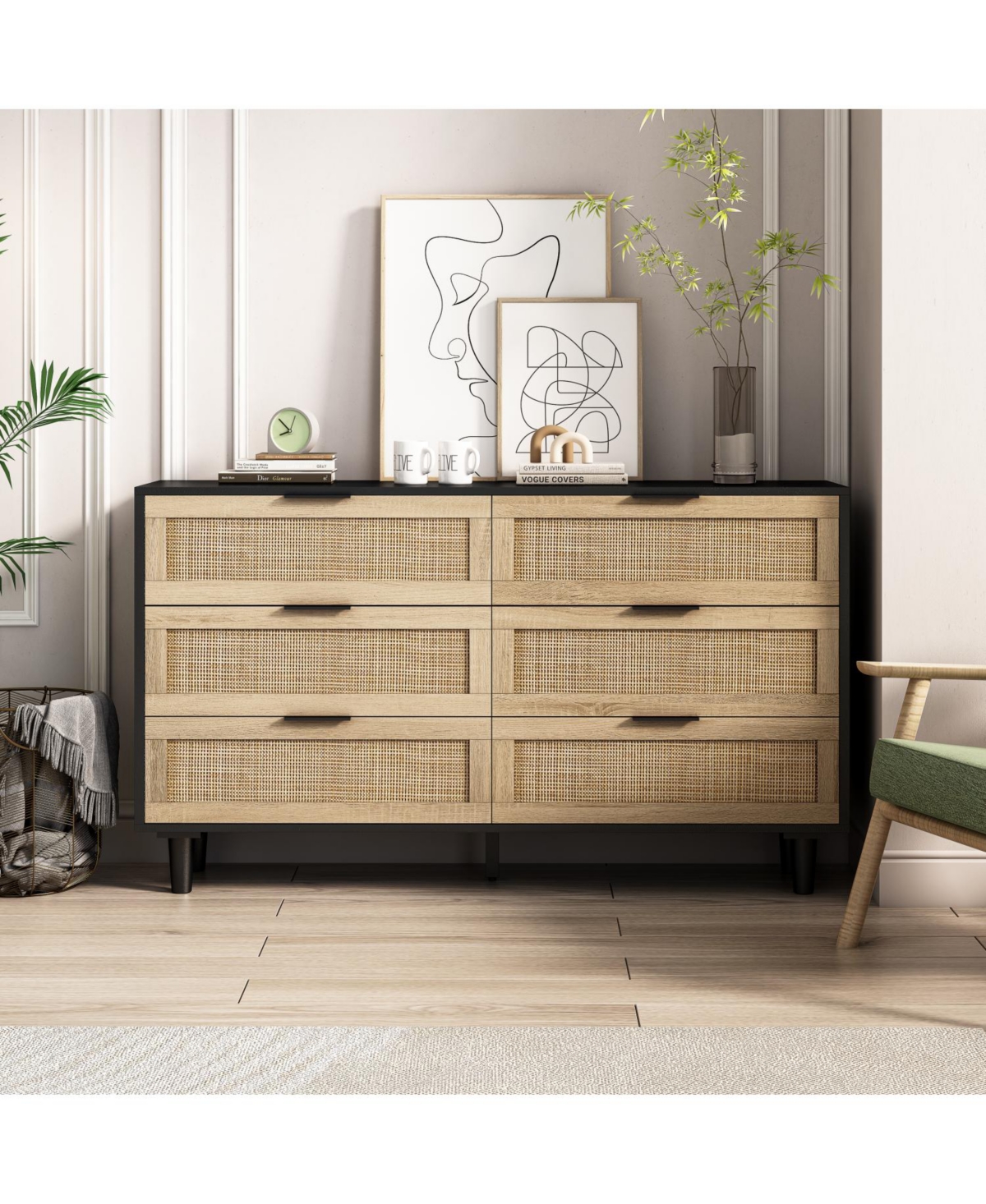 Click here for Streamdale Furniture 51.186-Drawers Rattan Storage... prices