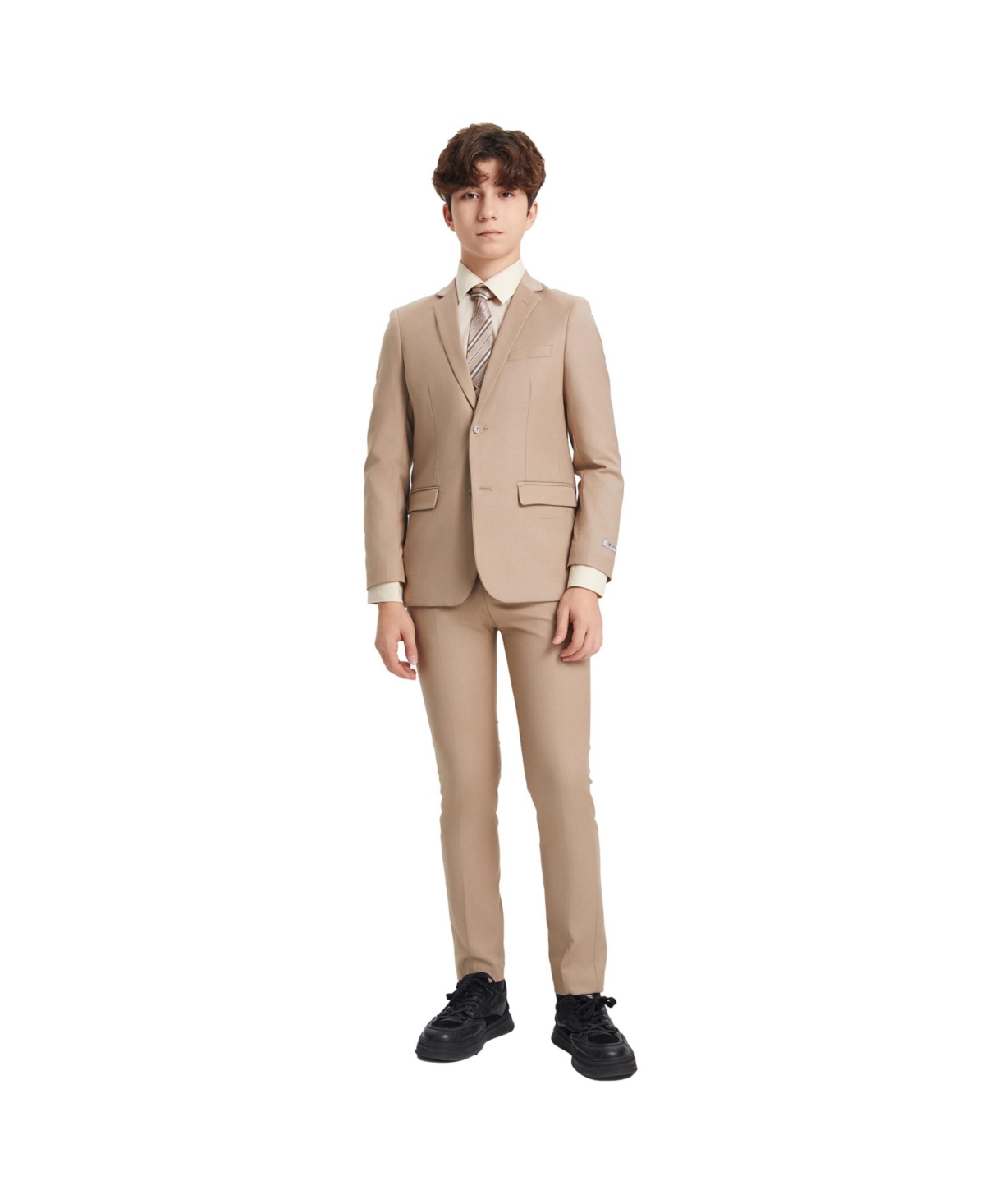 Click here for Stacy Adams Little Boys Mid Tan 5 Pc Suit - Mid ta... prices
