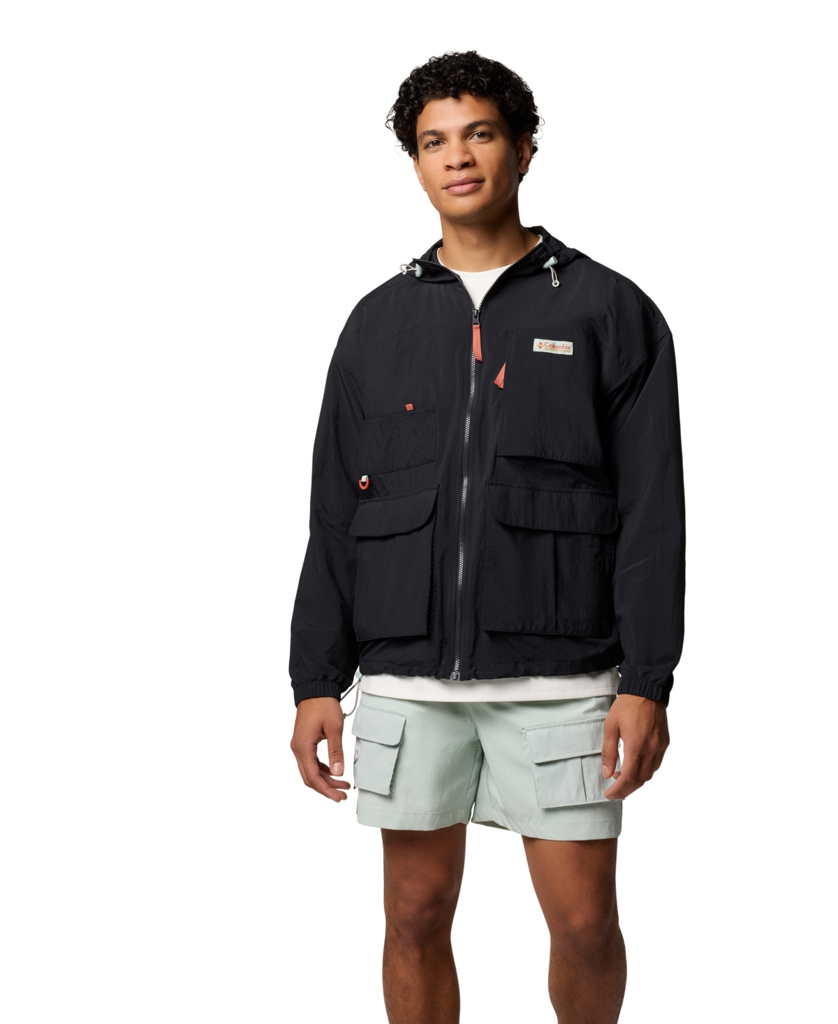Click here for Columbia Mens Cove Beach Windbreaker - Black prices